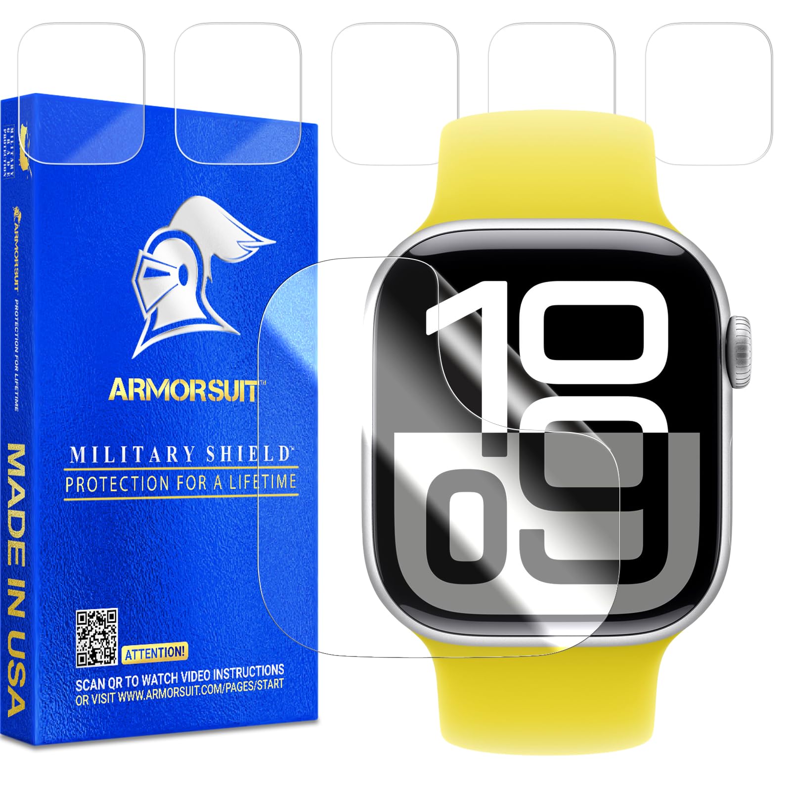 Amazon.com: ArmorSuit 6 Pack for Apple Watch Series 10 42mm Screen ...