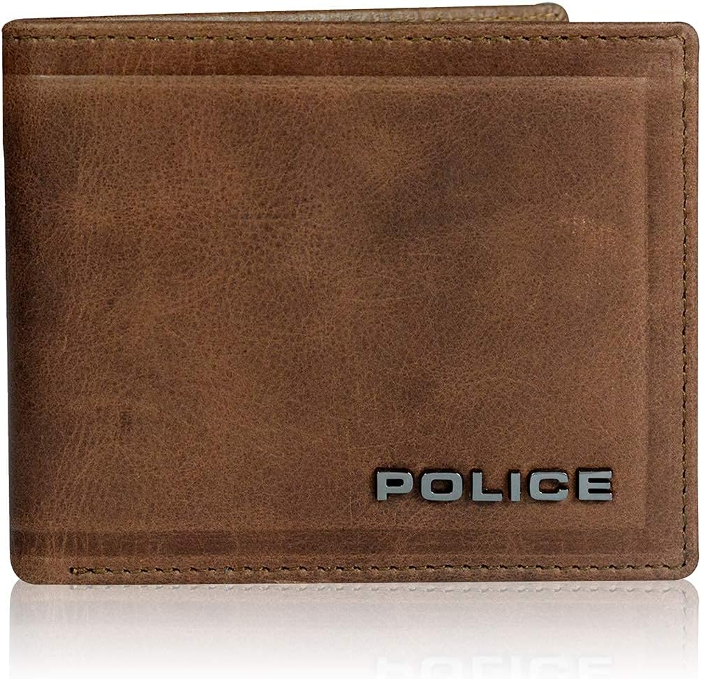 POLICE Spike Slim Wallet Leather Wallets for Men Latest Gents Purse ...