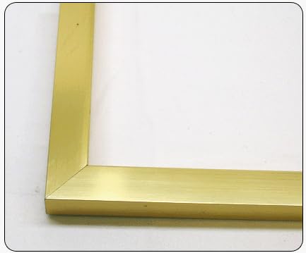 Amazon.com: 24 x 36 Gold Metallic Wood Frame 'Steel' Thin Movie Poster ...