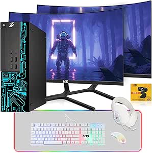 Amazon.com: TechMagnet Computer Desktop PC, Intel Core i7, Siwa 8, 16GB RAM, 128GB SSD Boot ...