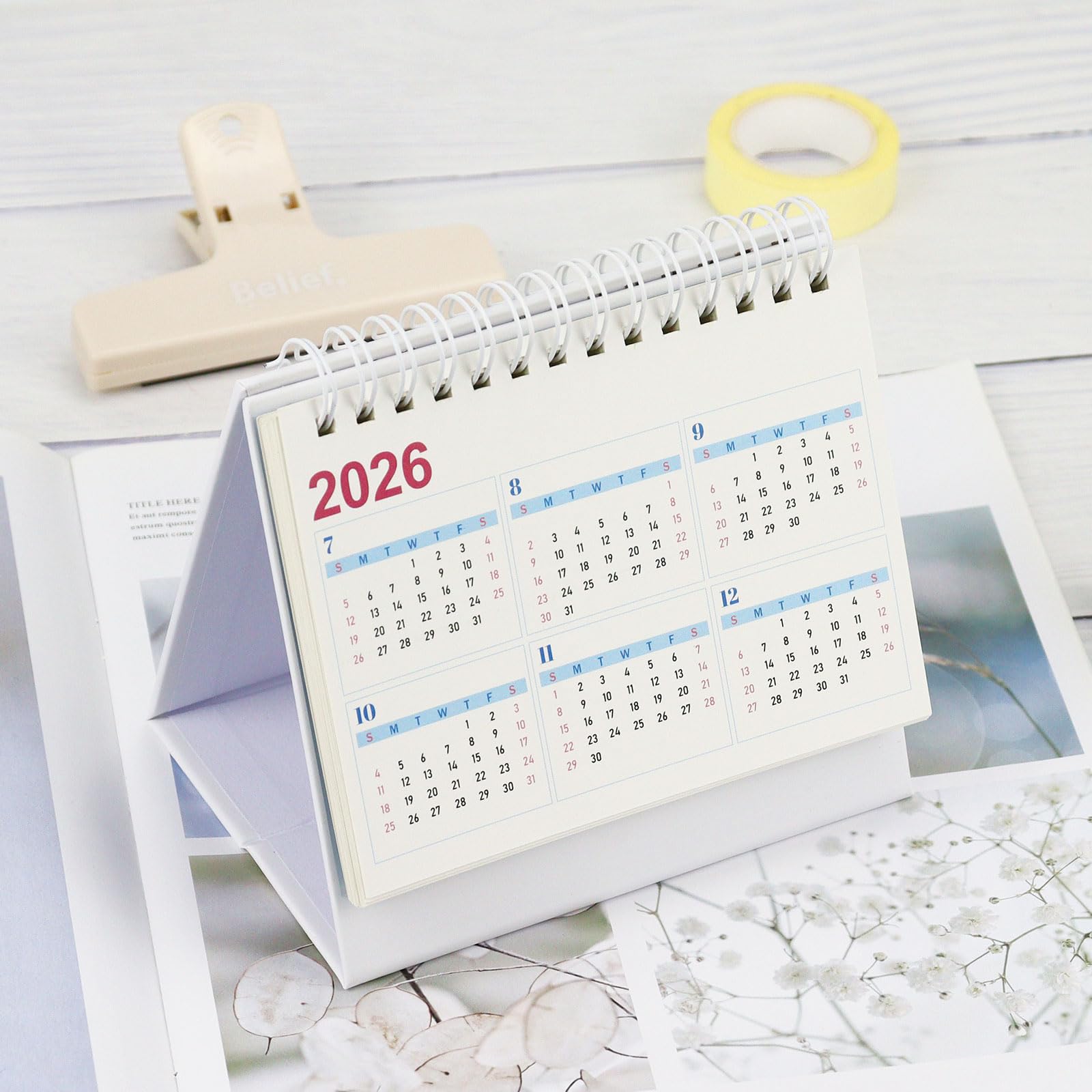 Snapklik.com : Desk Calendar 2024-2025, 5.2" X 5.3", Runs From July ...