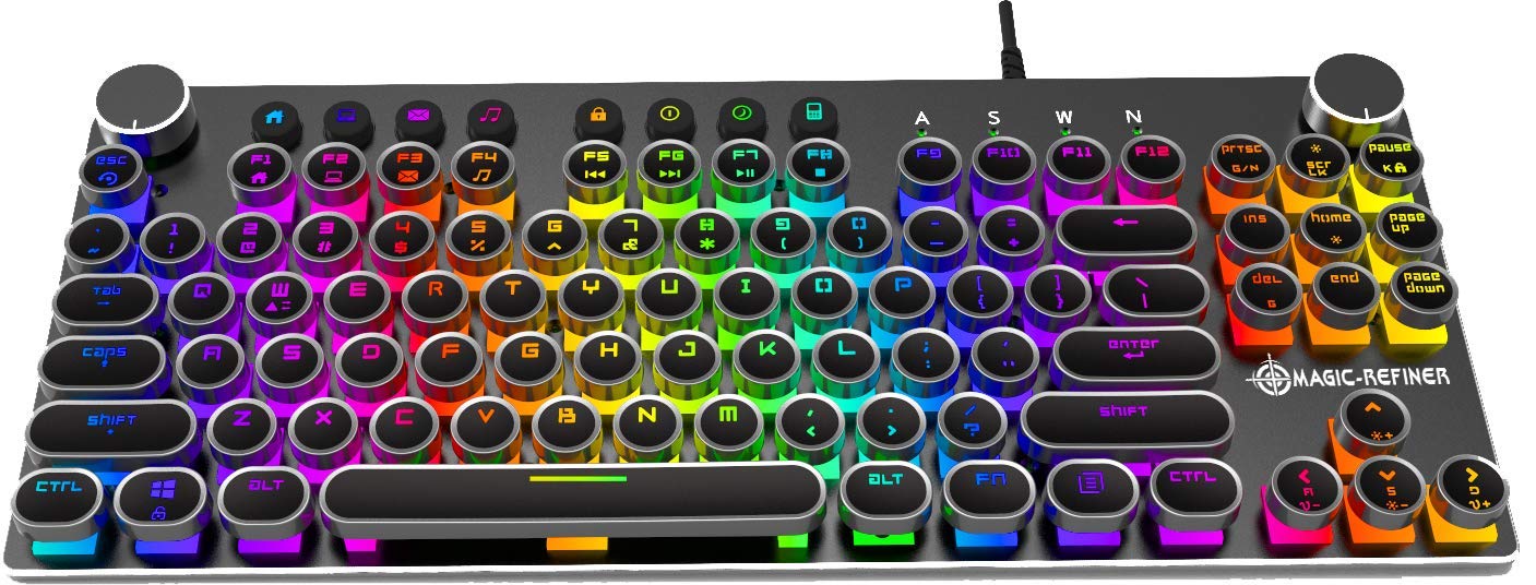 Buy Ovegna K11: Mechanical Keyboard Magic-Finish, Anti-Ghosting 87 Keys ...