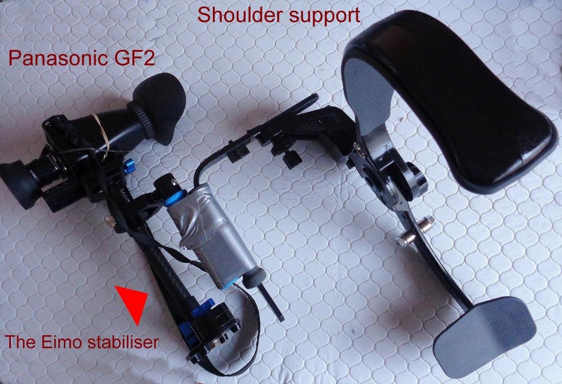 eimo 40 Centimeter Mini Carbon Fiber Handheld Camera Stabilizer for ...