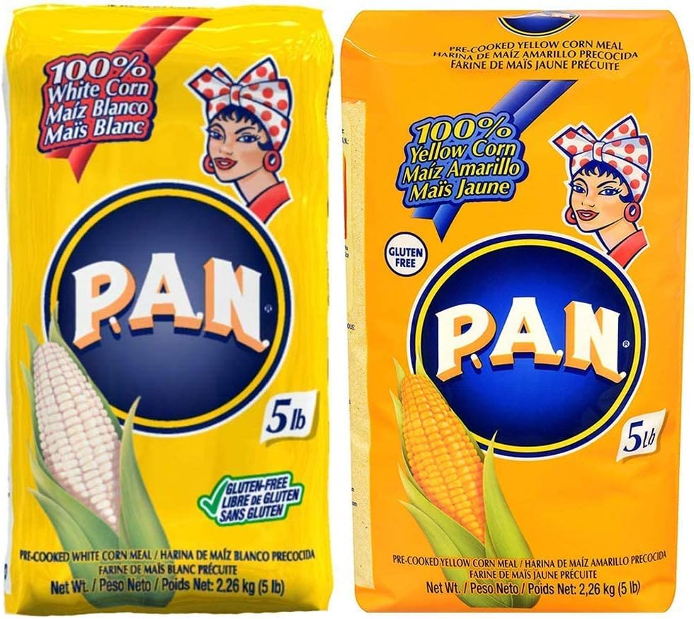 Amazon.com : P.A.N. White Corn Meal – Pre-cooked Gluten Free and Kosher ...