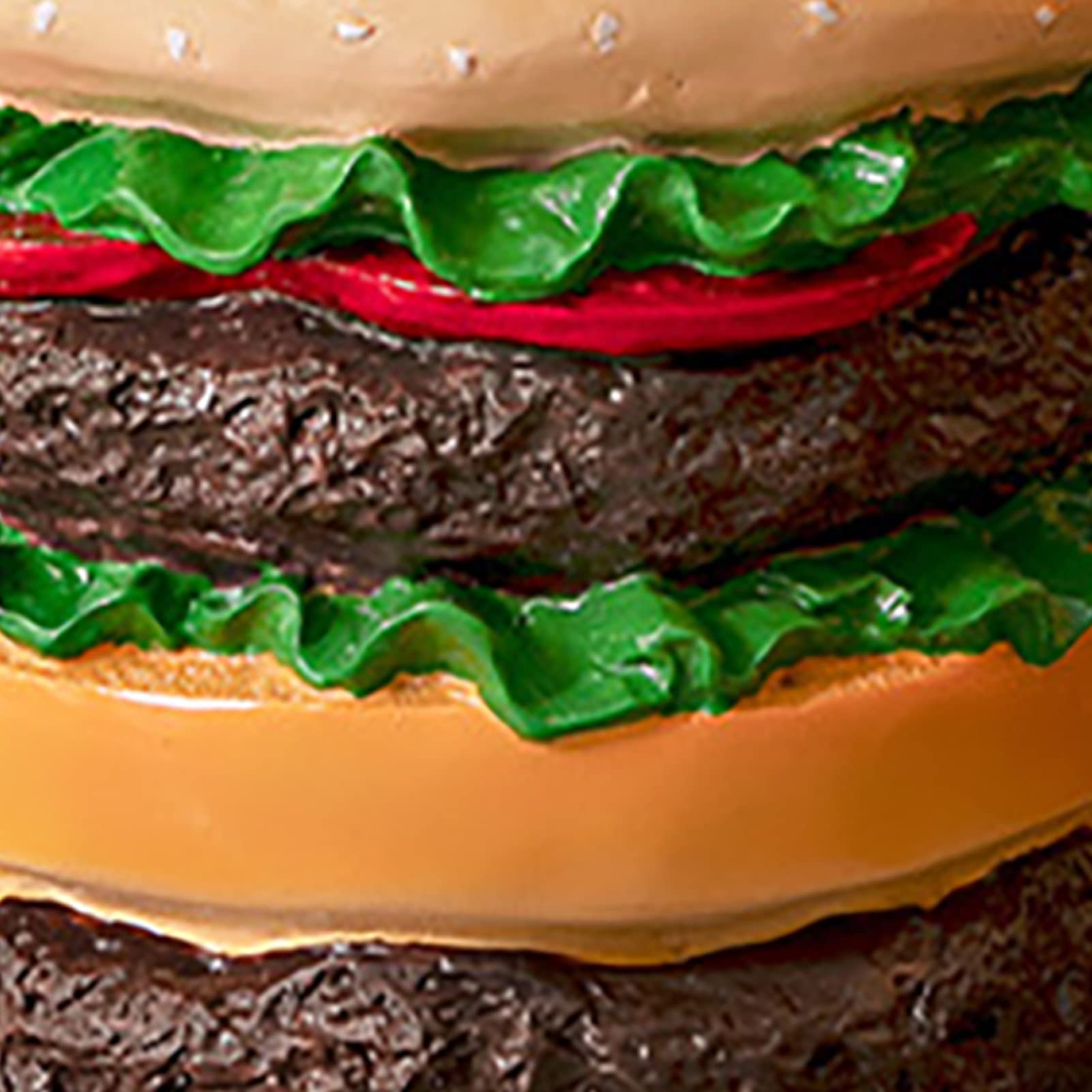 Yosoo Hamburger Stool, Rectangular Stool Cute Stool Bedroom Stool with ...