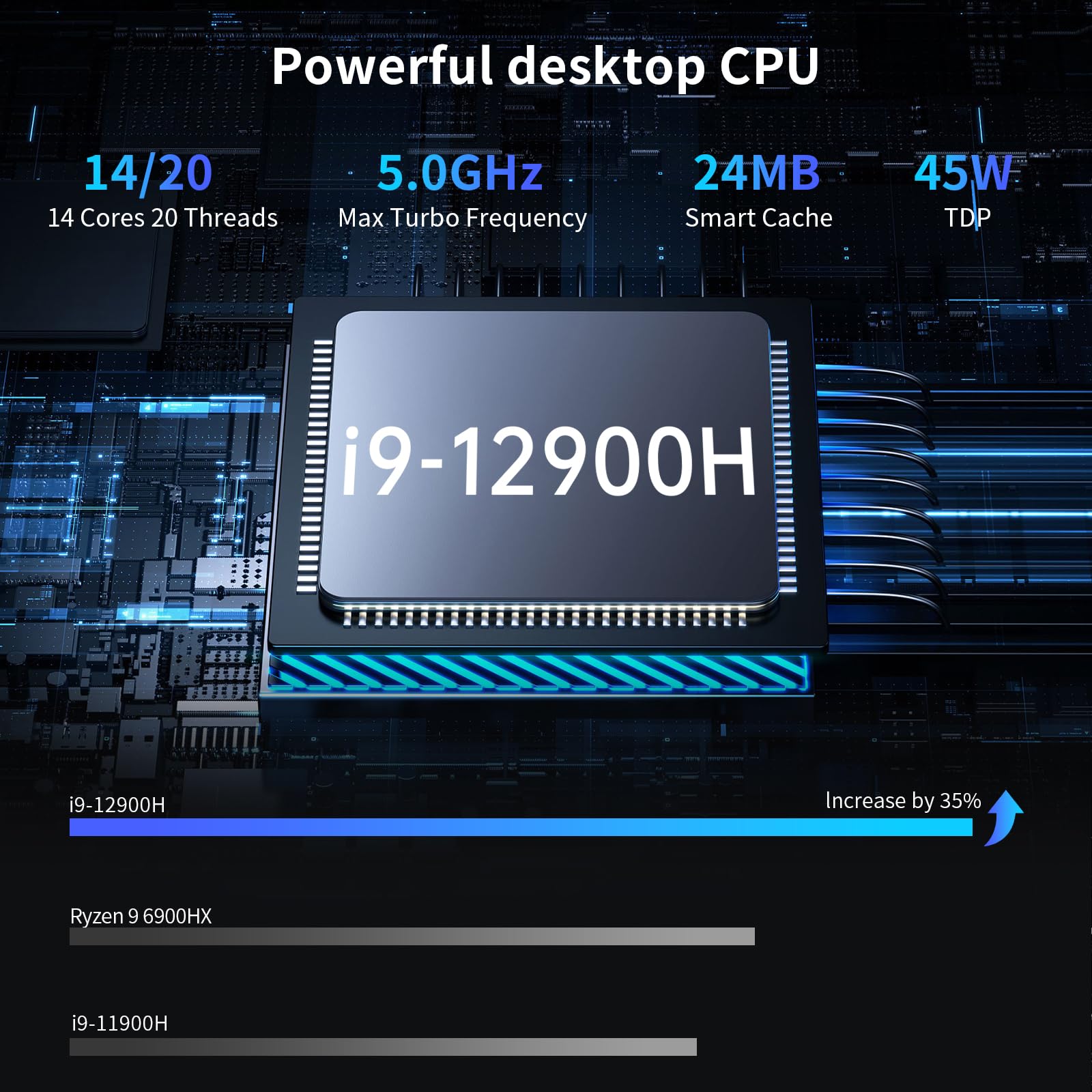 Snapklik.com : Kinupute Mini PC I9, Desktop Computer