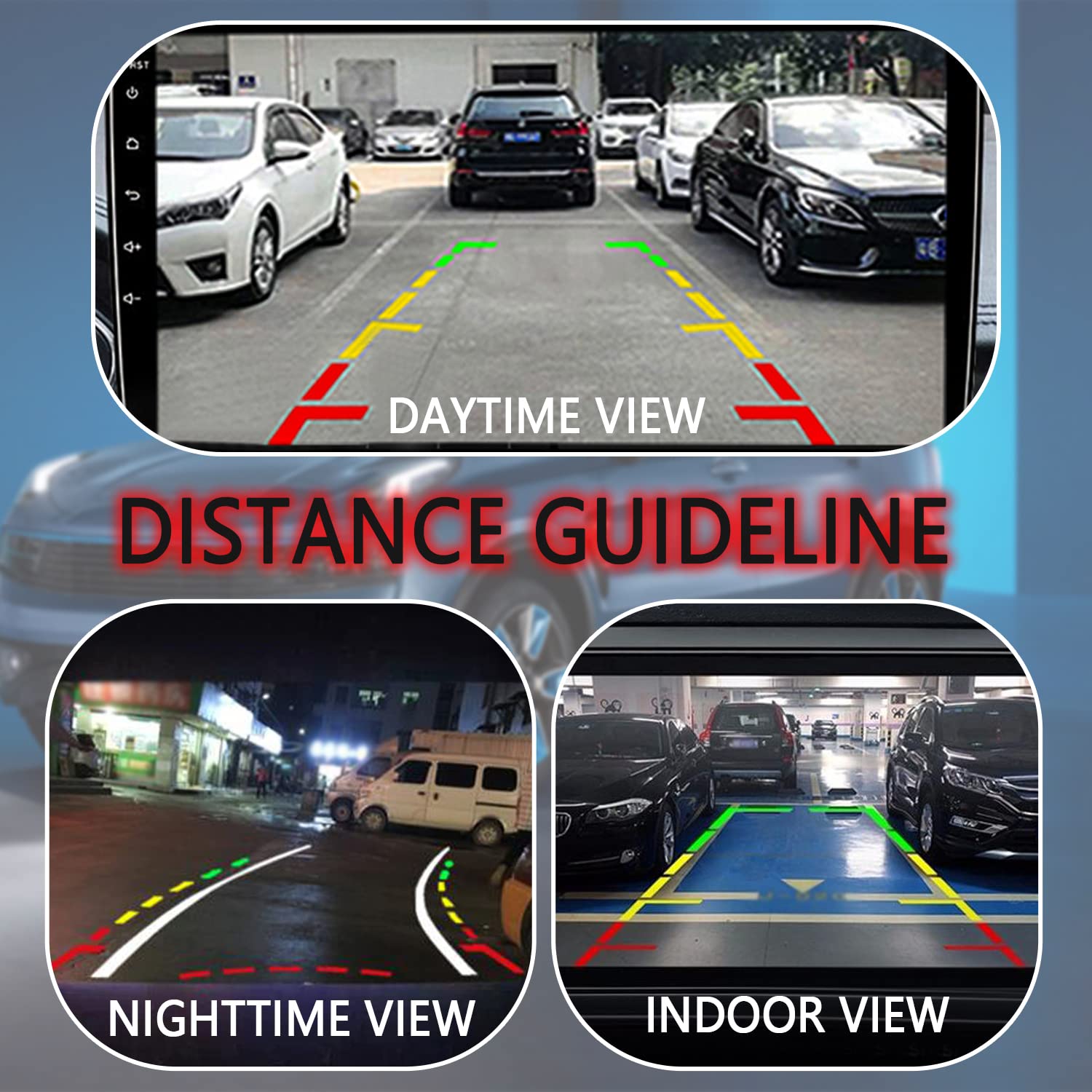 Snapklik.com : HD Night Vision Rear View Camera,100 Wide Angle+Distance ...