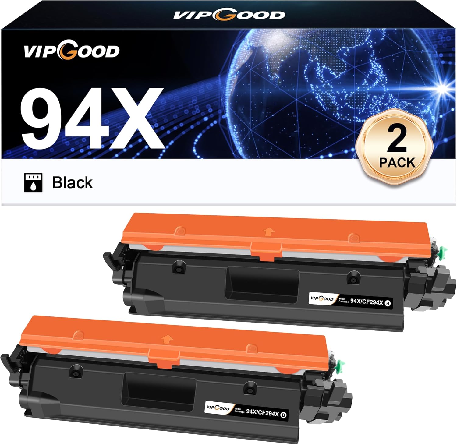 VIPGOOD 94X CF294X Toner Compatibile per HP 94X CF294X 94A CF294A ...
