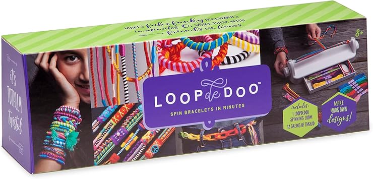 Amazon.com: Loopdedoo – DIY Friendship Bracelet Maker Kit – Make ...