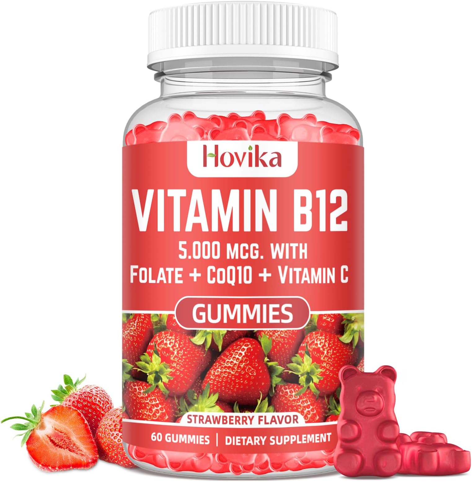 Amazon.com: Vitamin B12 Gummies 6000 mcg, Extra Strength B12 Vitamins ...
