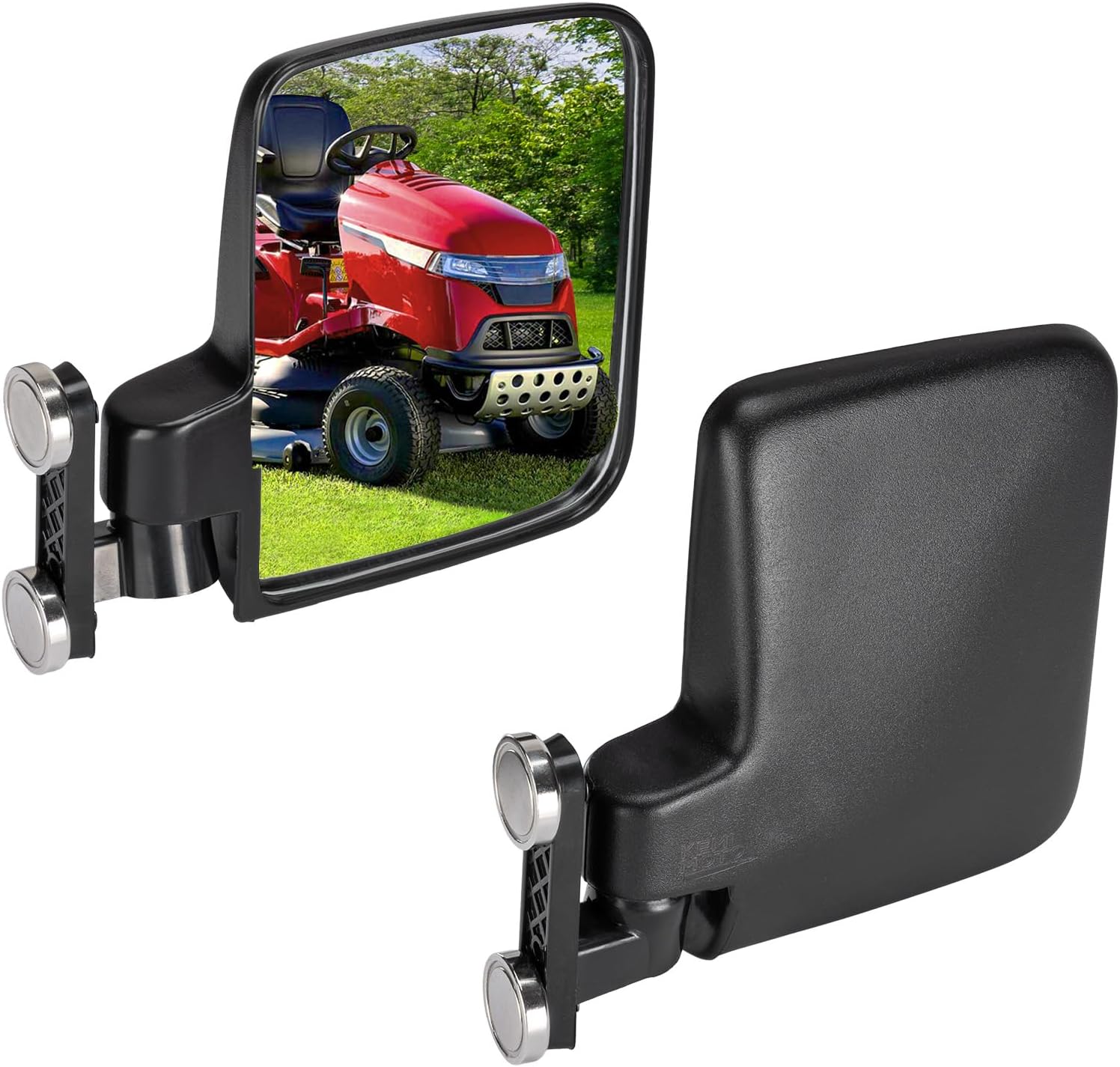 KEMIMOTO Magnetic Side Mirrors 220Lbs Golf Cart Mirror Tractor Mirror ...