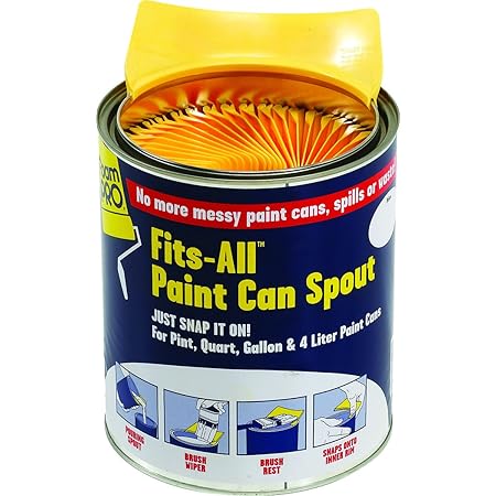 Amazon.com: 3 Pack Quart Paint Can Pourer - Fits Quart-Sized Paint Cans ...