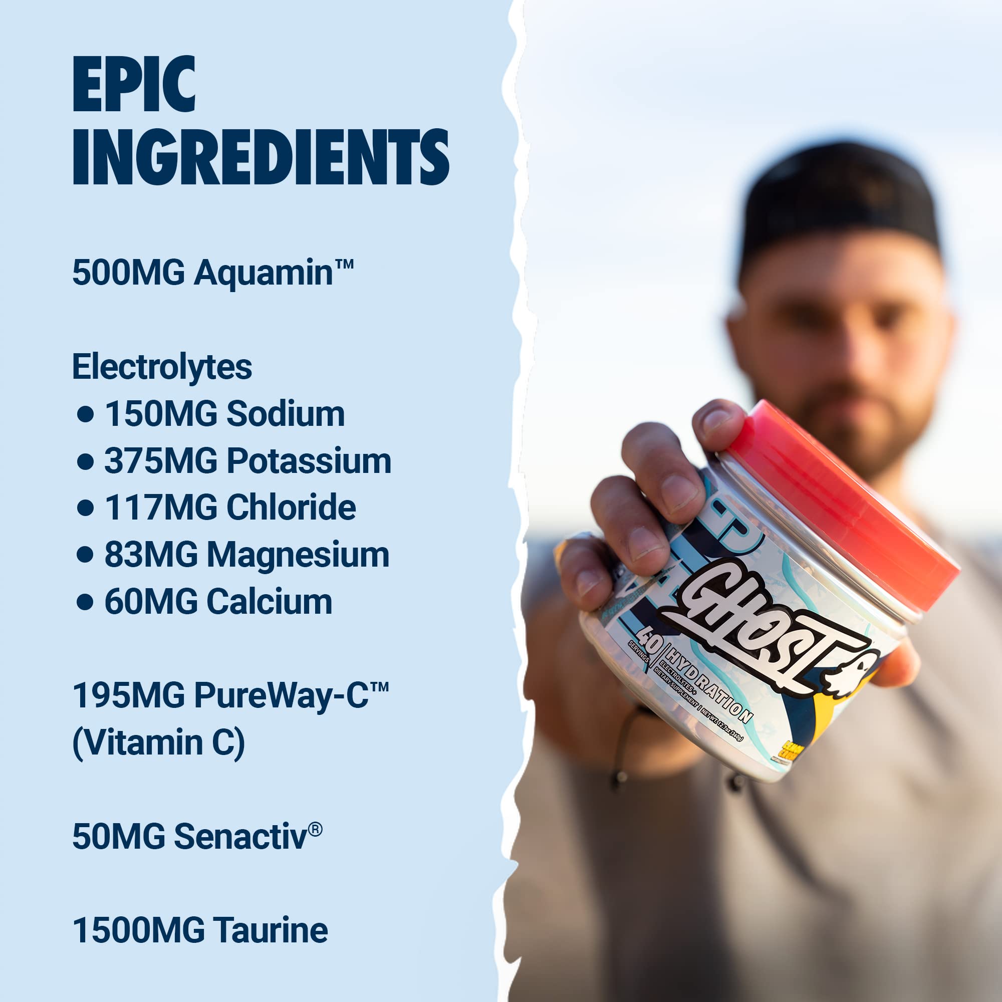Snapklik.com : GHOST Hydration, Lemon Crush, 40 Serv, Electrolyte ...