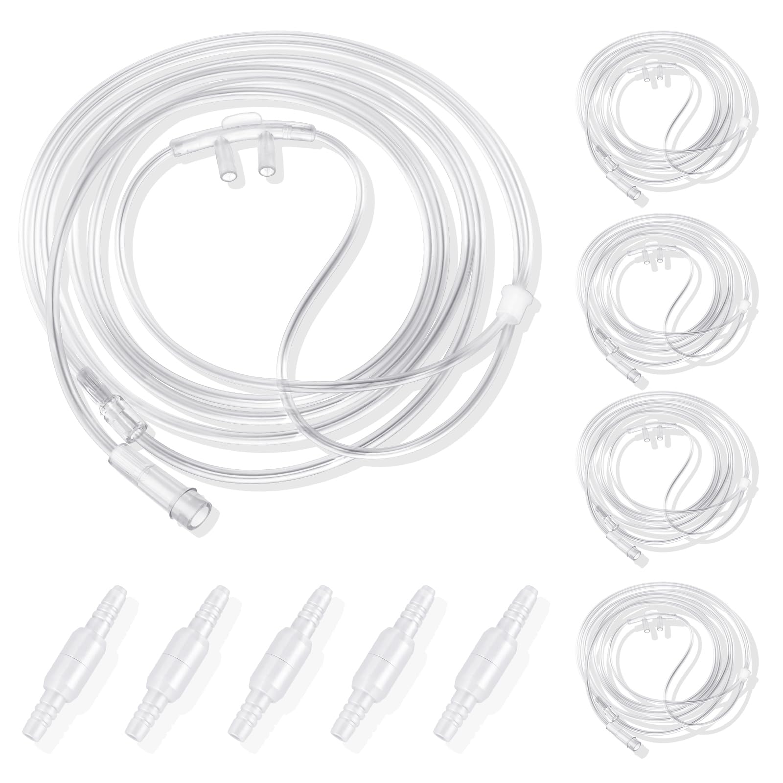 Buy Adult Soft Nasal Oxygen Cannula Kit(10 Pack) - 7-ft Nasal Tubing ...