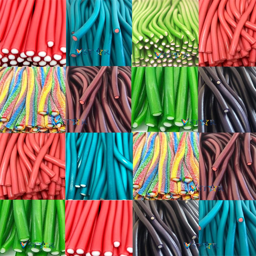 Random Mixed Candy Pencils Sweets - Strawberry,Blue raspberry,Cherry ...