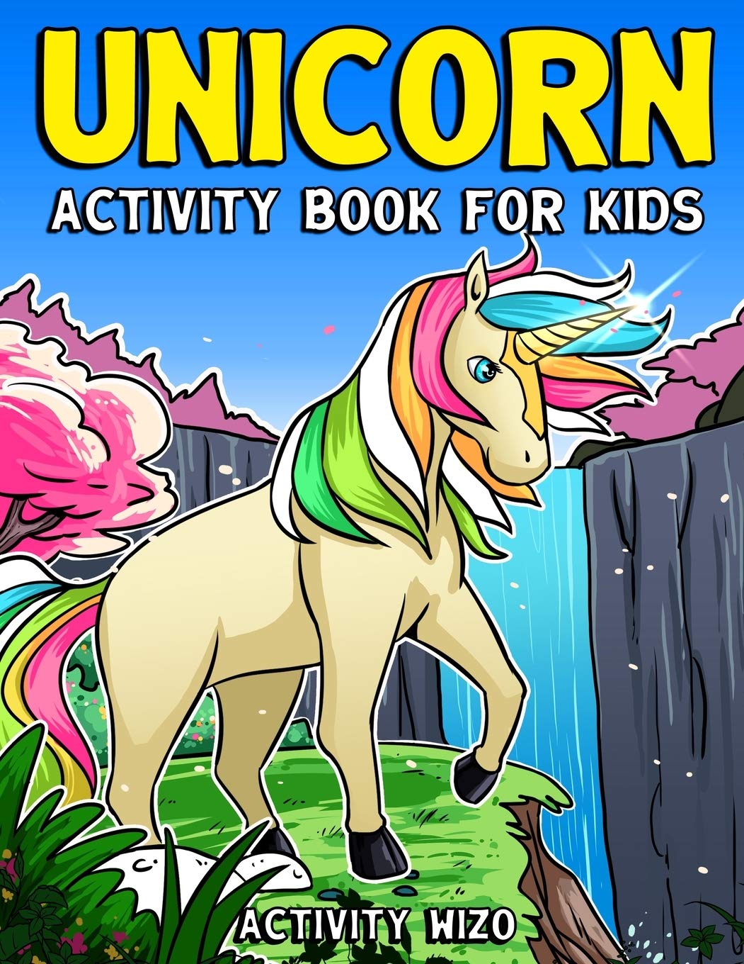 Amazon.com: Unicorn Activity Book For Kids: Coloring, Dot to Dot, Mazes ...
