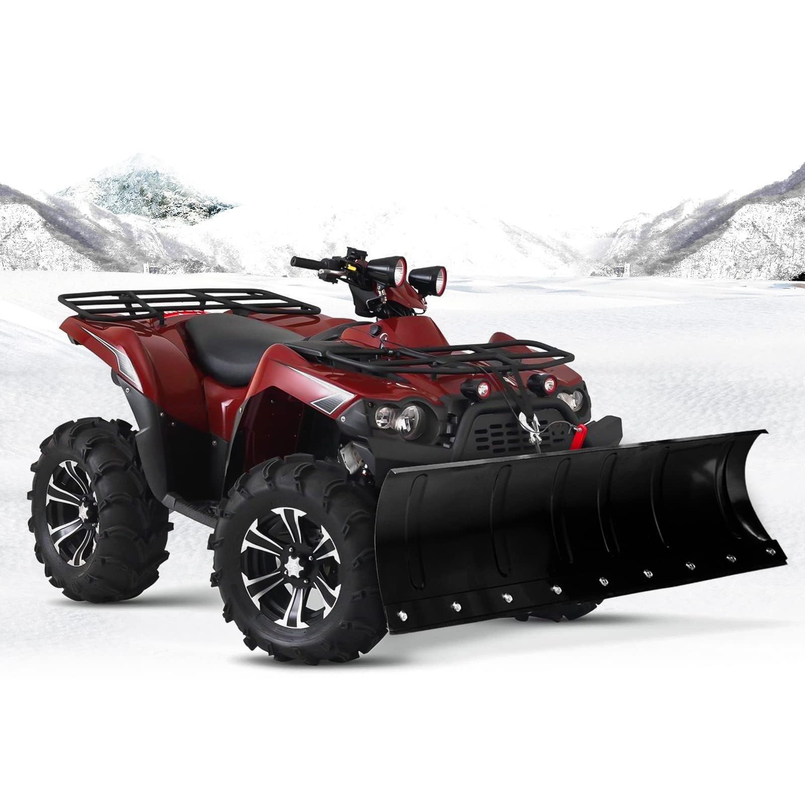 Amazon.com: EBESTTECH 1PC 45 Inch ATV Snow Plow Heavy Duty Universal ...