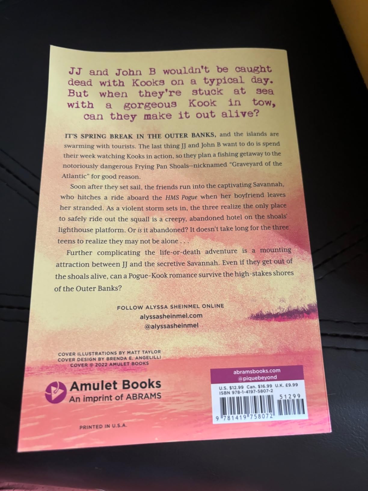 Amazon.com: Outer Banks: Lights Out: A Novel: 9781419758065: Sheinmel ...