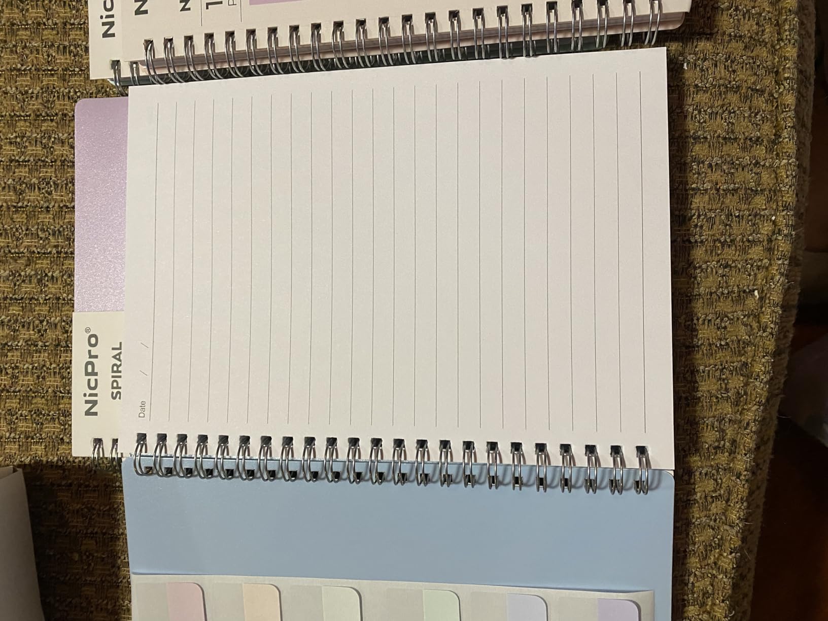Amazon.com : Nicpro 4 Pack Spiral Notebook, Pastel Cover, A5 College ...