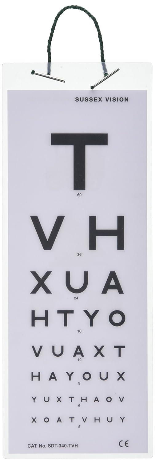 SDT-340-TVH 3m Laminated Eye Test Chart : Amazon.co.uk: Business ...