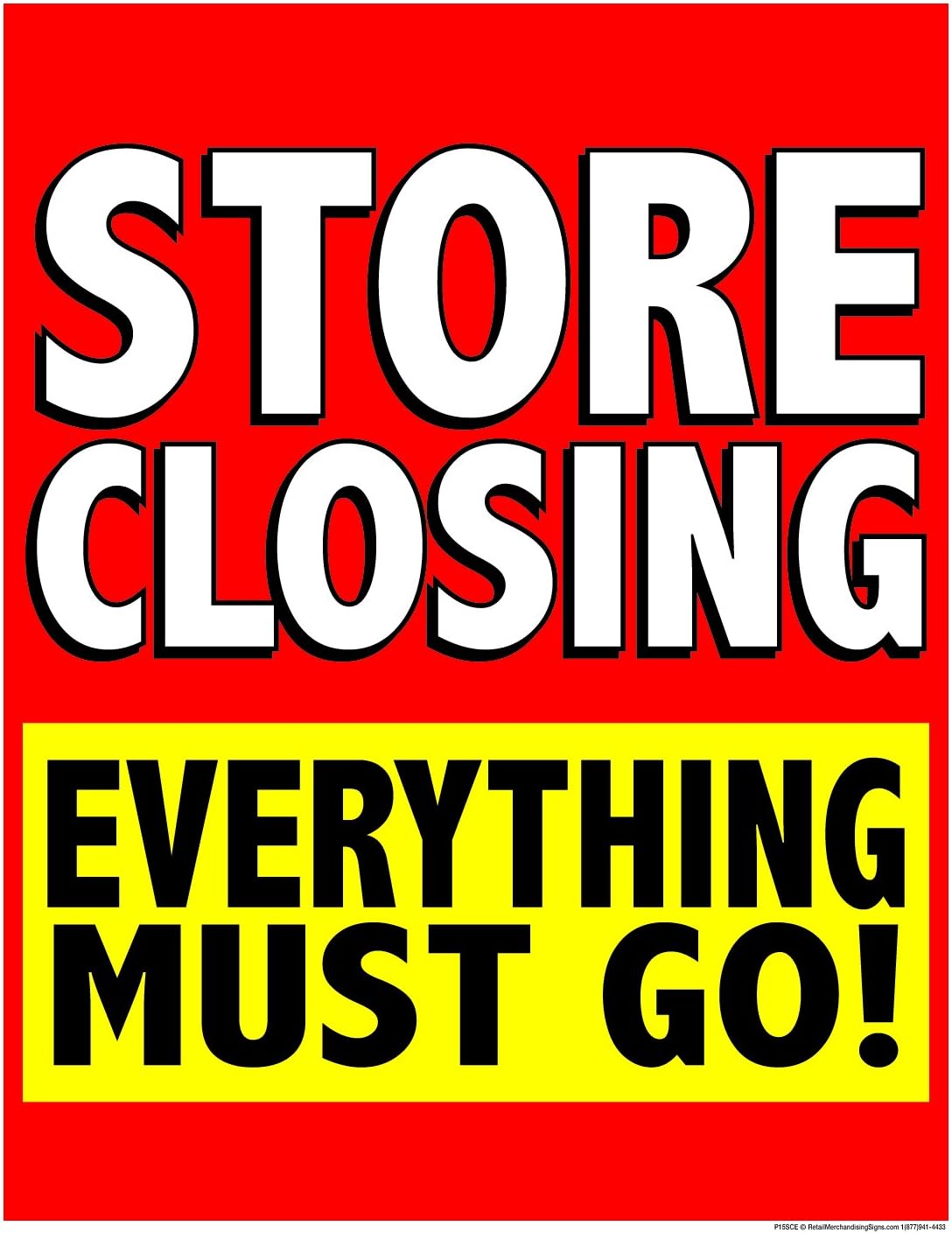 Amazon.com : Going Out Of Business Banner Retail Store Shop Business ...