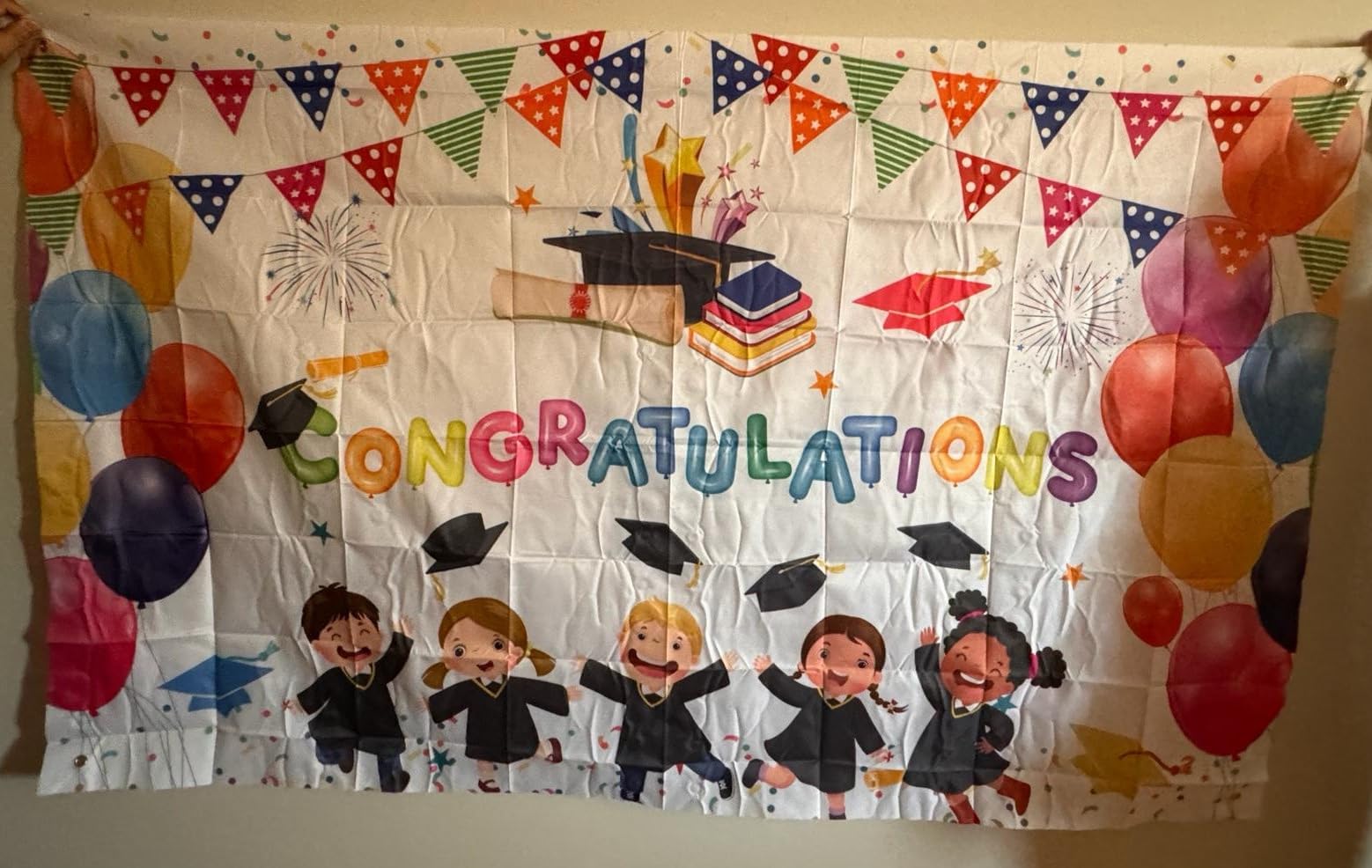 Amazon.com: Kindergarten Graduation Banner,71x44Inch preschool ...