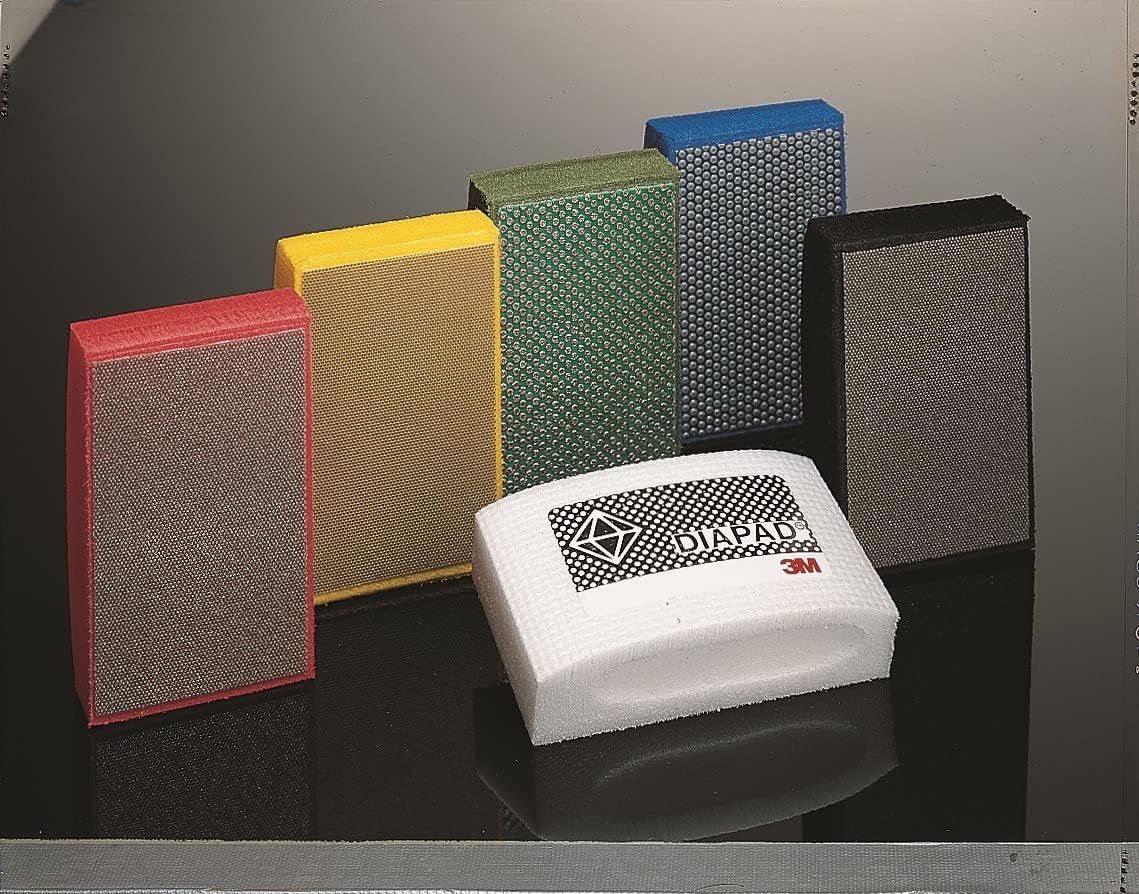 3M 6200J Diamond Hand Lap - 2 1/4 in Width x 3 3/4 in Length - 80101 ...