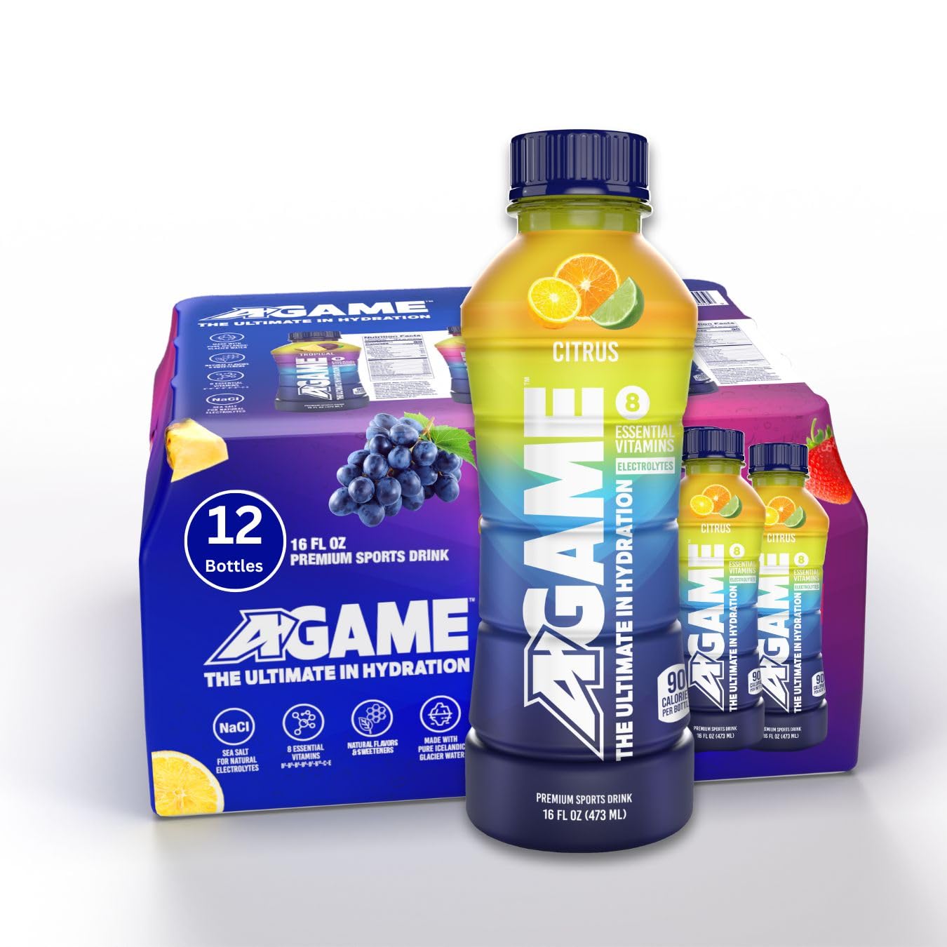 Amazon.com : A-GAME Sports Drink, Citrus, The Ultimate Hydration Sports ...