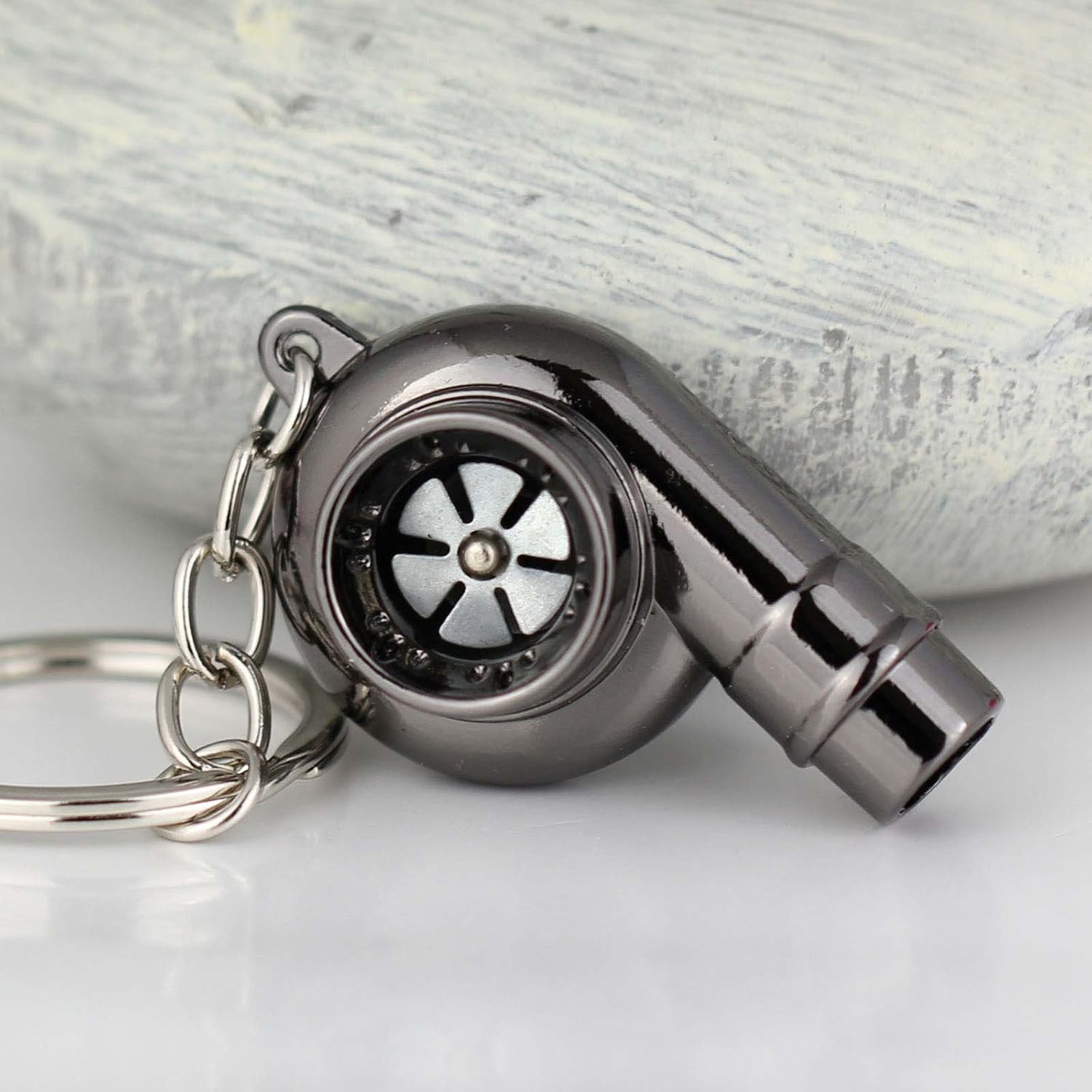 maycom® Creative Sleeve Spinning Turbo Turbine Turbocharger Keychain ...