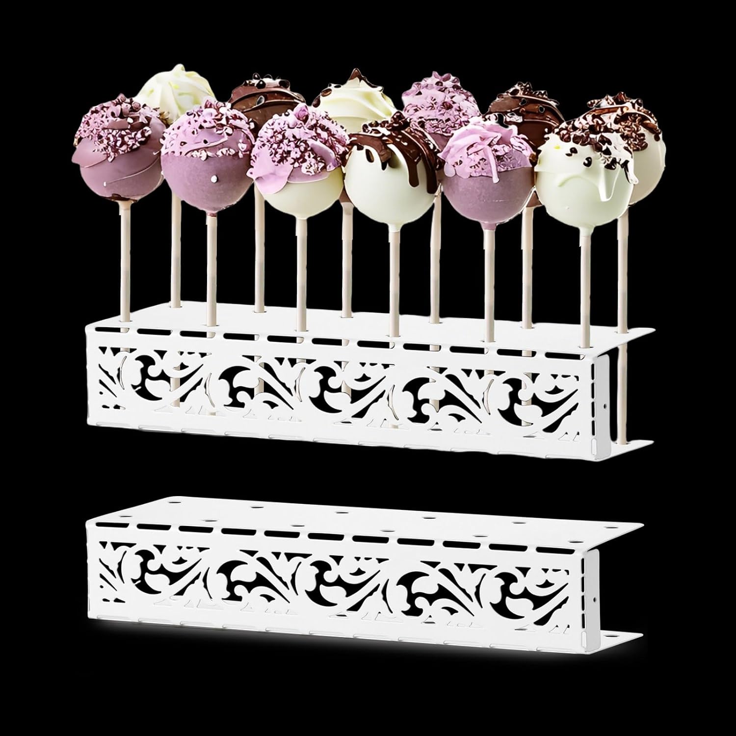Amazon.com | AIM & GGKK Cake Pop Stand, 12 Holes Lollipop Display Stand ...