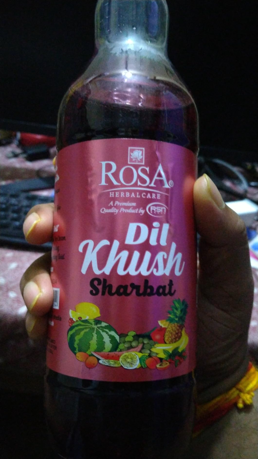 ROSA Dilkhush Rose Sharbat For Unisex, (Refreshing Instant Ready Drink ...