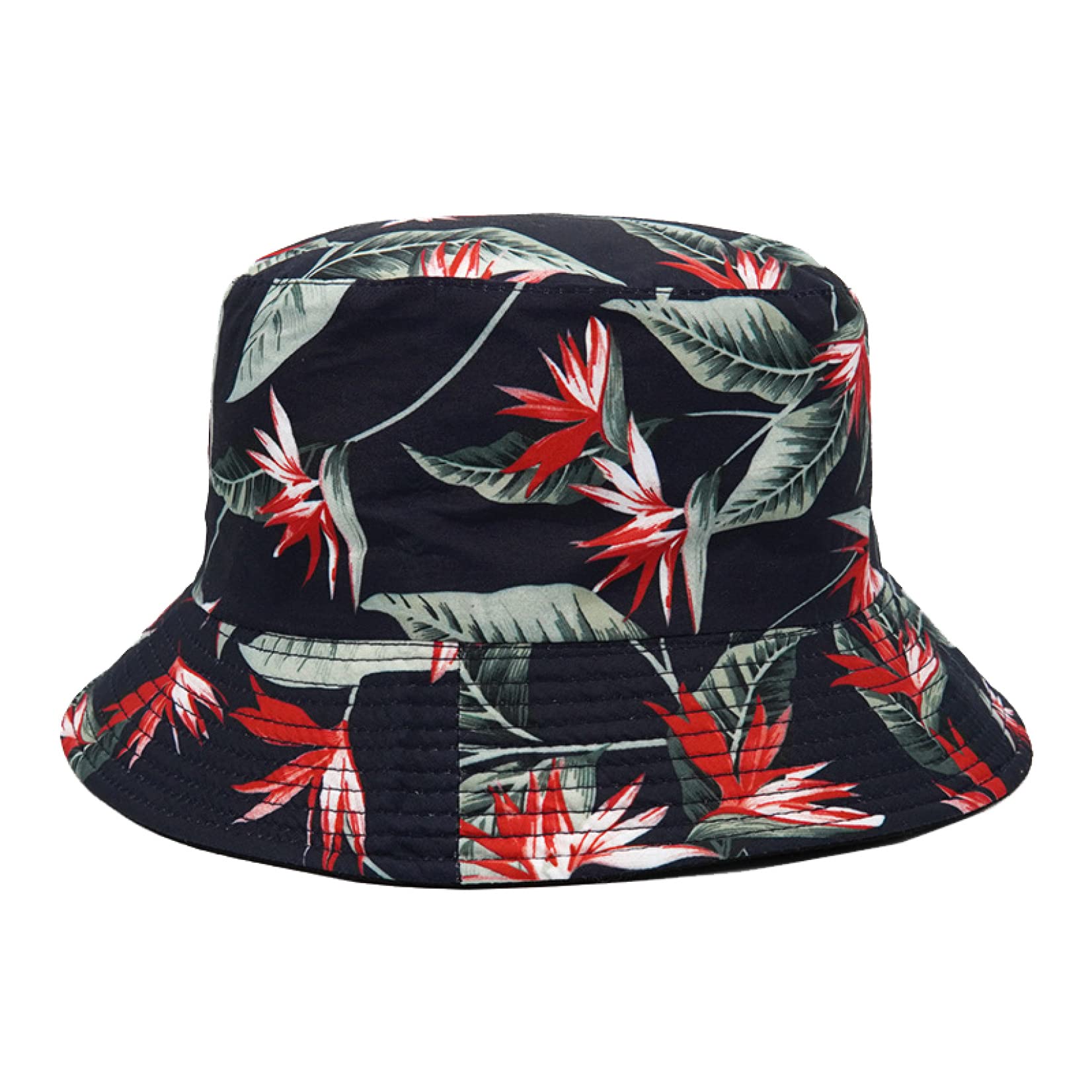 Black Floral Bucket Hat