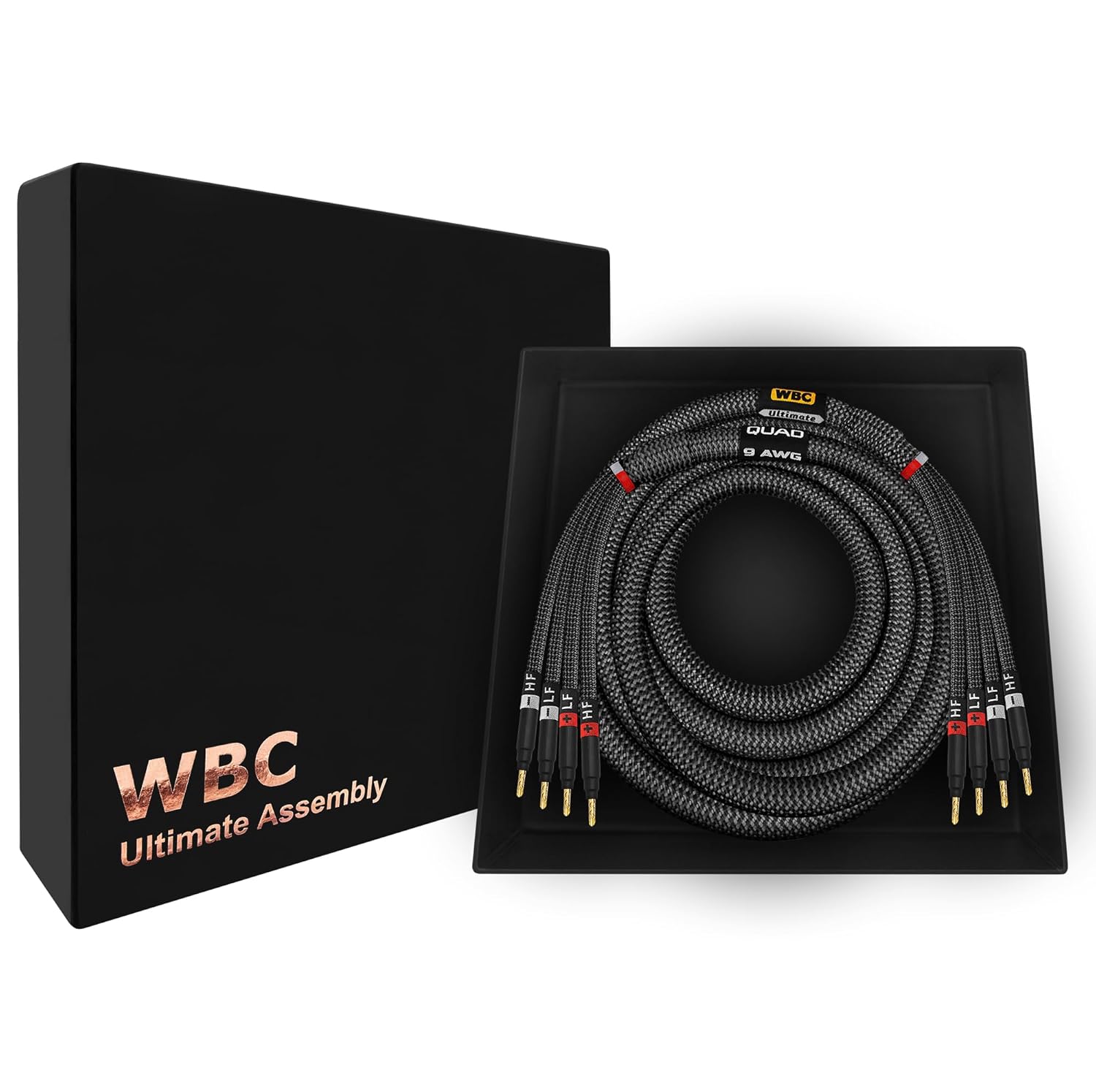 Amazon.com: WORLDS BEST CABLES 8 Foot Ultimate - 9 AWG - Ultra-Pure OFC ...