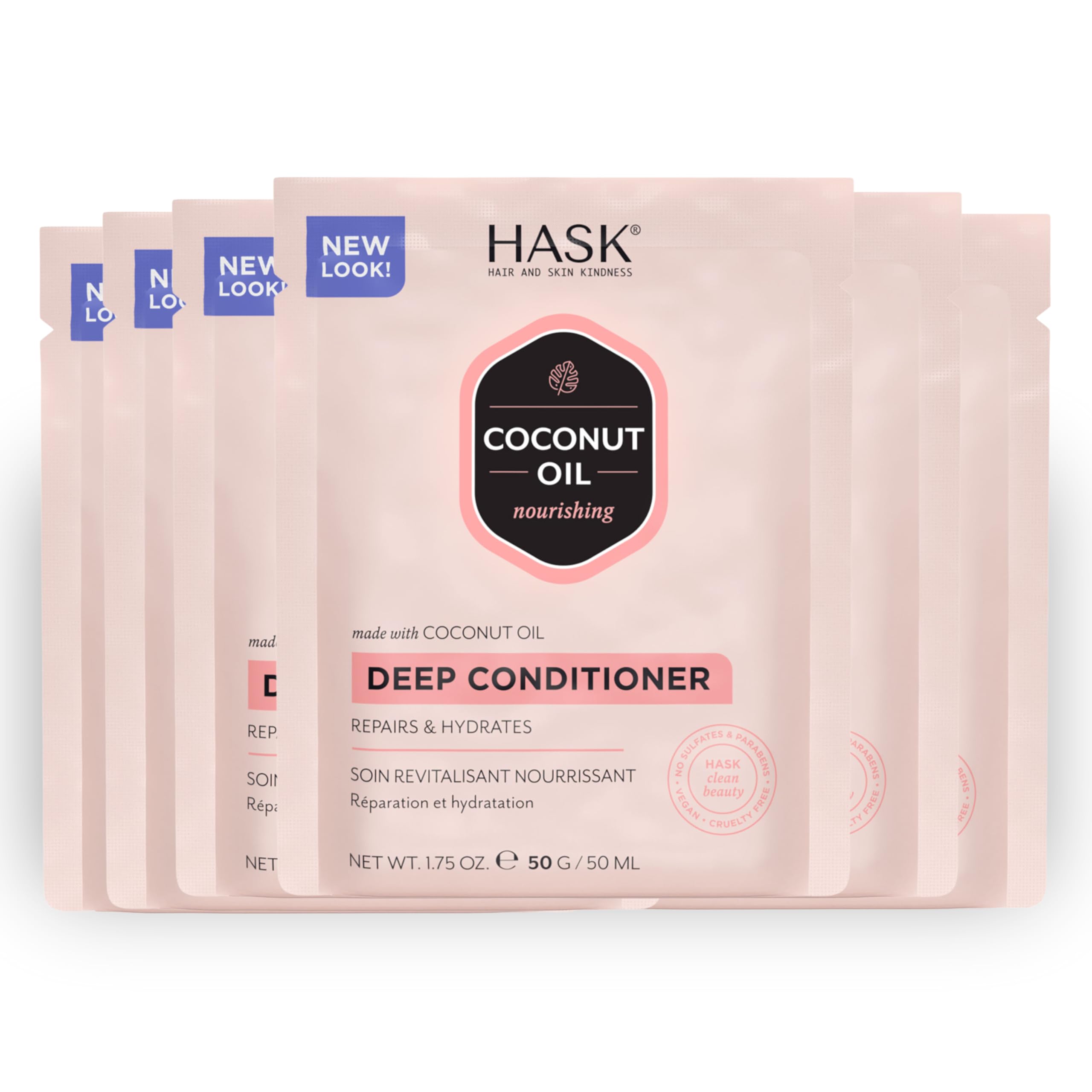 HASK COCONUT Nourishing Deep Conditioner Treatments for all hair types ...