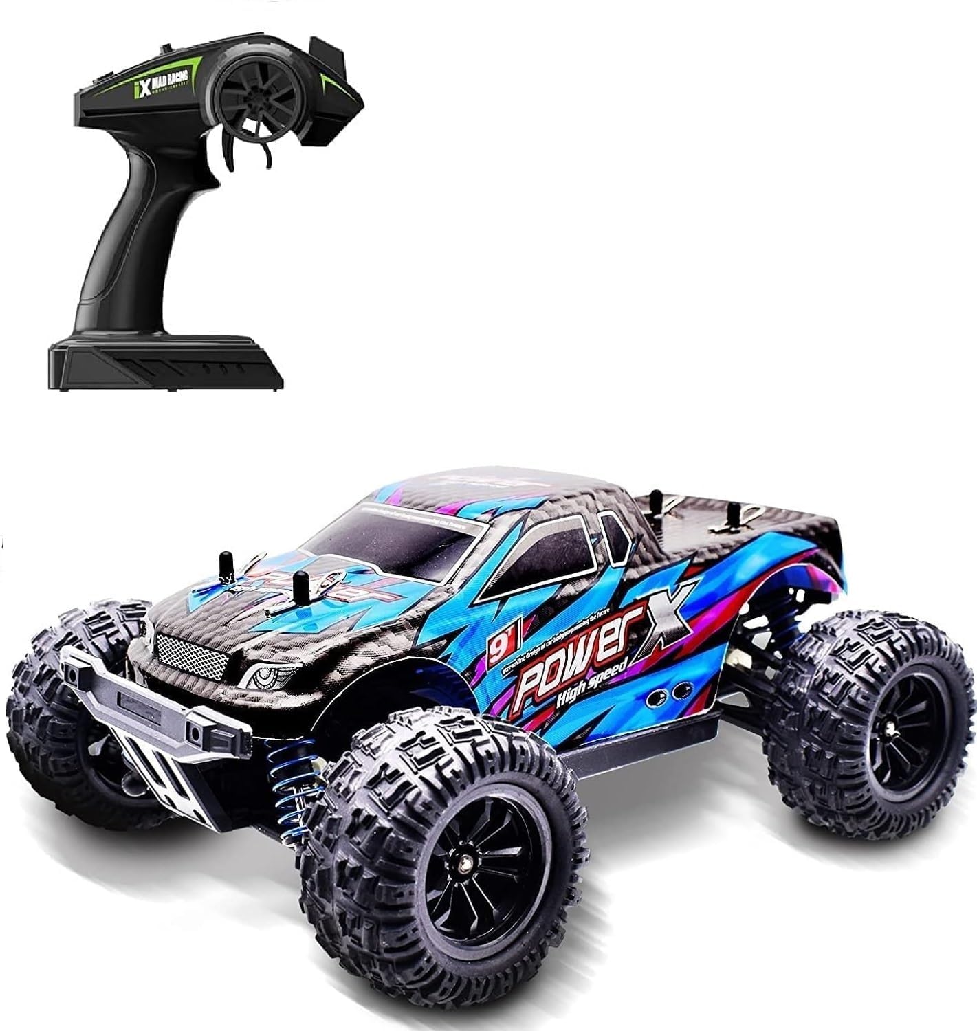 FACar 1602 Remote Control Car 1:16 Scale 4X4 Brushless Fast RC Cars for Adults, High Speed 45 ...