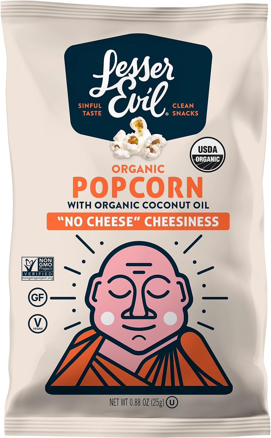 Amazon.com: Lesser Evil - Buddha Bowl Organic Popcorn Himalayan Pink ...