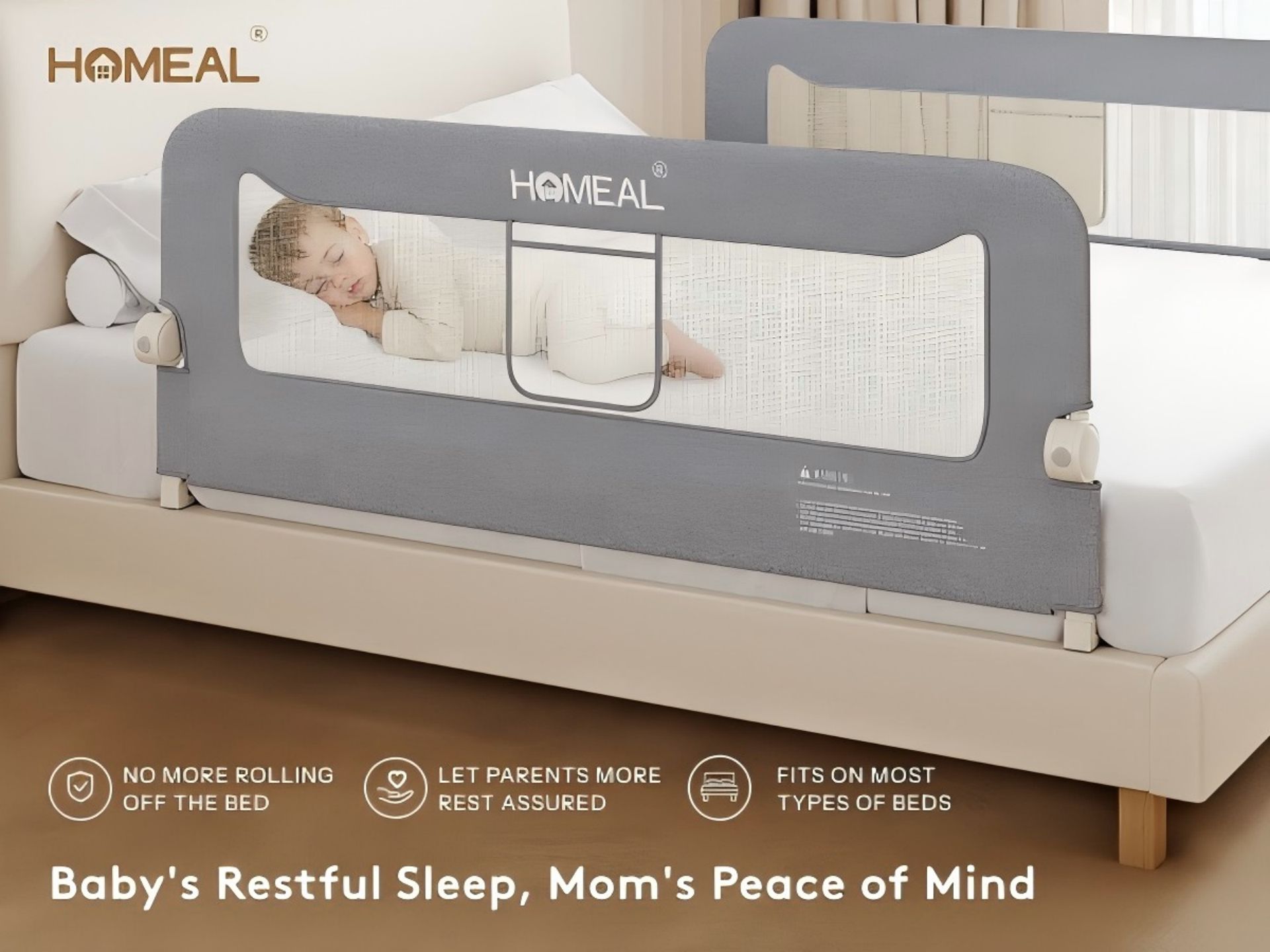 Watch HOMEAL Bed Rail for Toddlers on Amazon Live