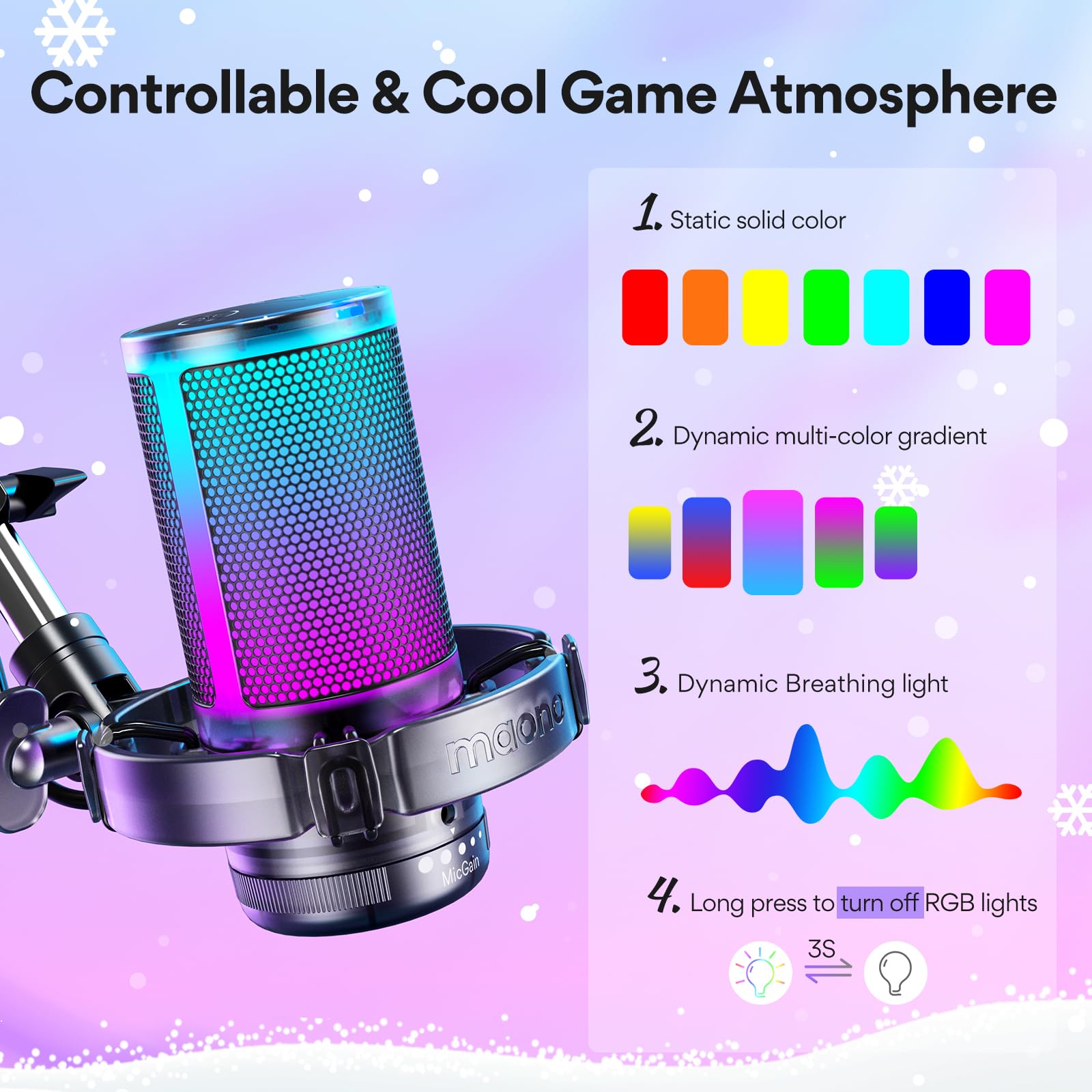 Snapklik.com : MAONO Gaming USB Microphone