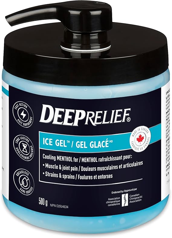Fast-acting menthol gel reduces inflammation for deep relief