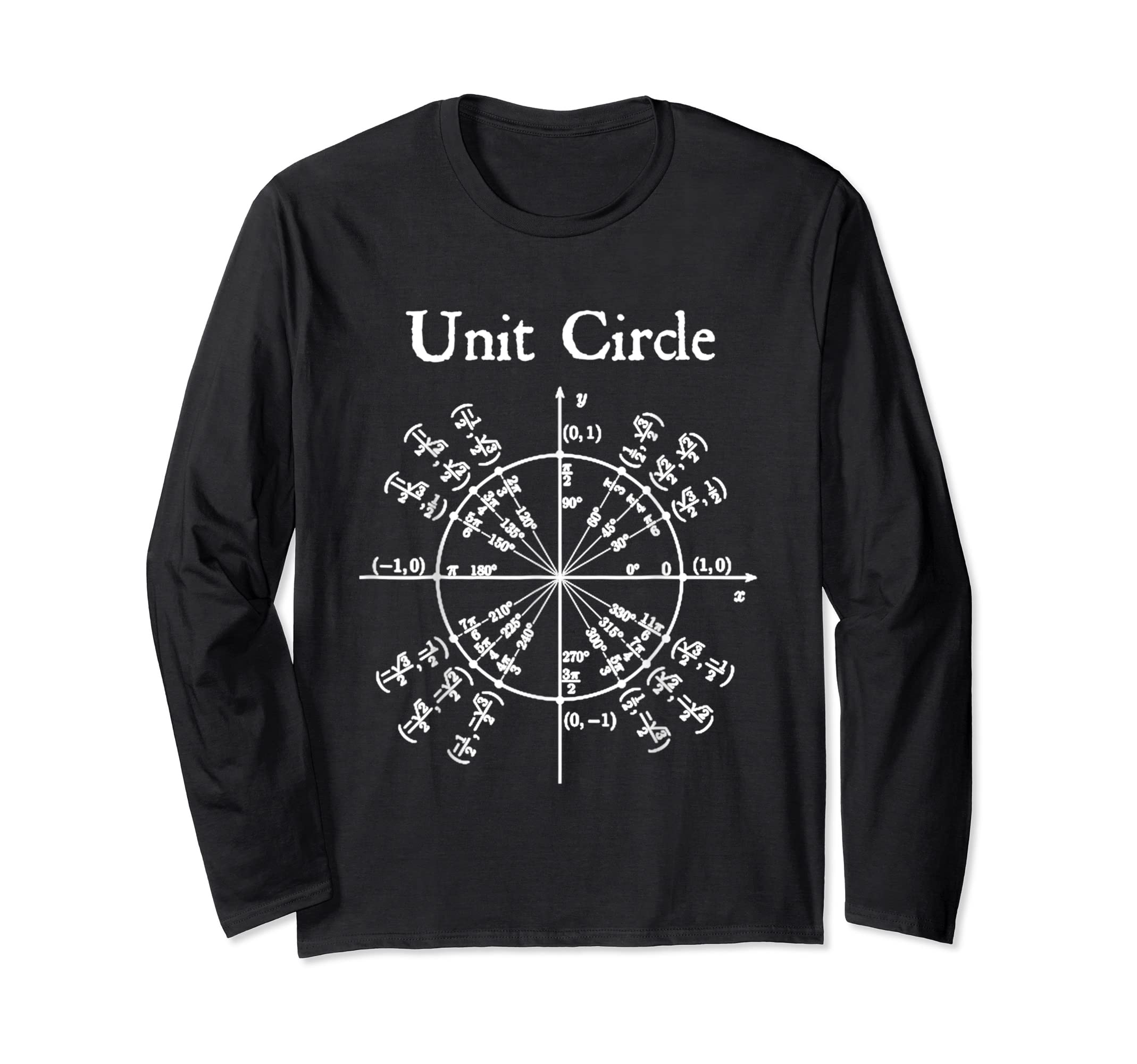 Amazon.com: Nerdy Unit Circle Trigonometry Calculus Math Teacher Geek ...