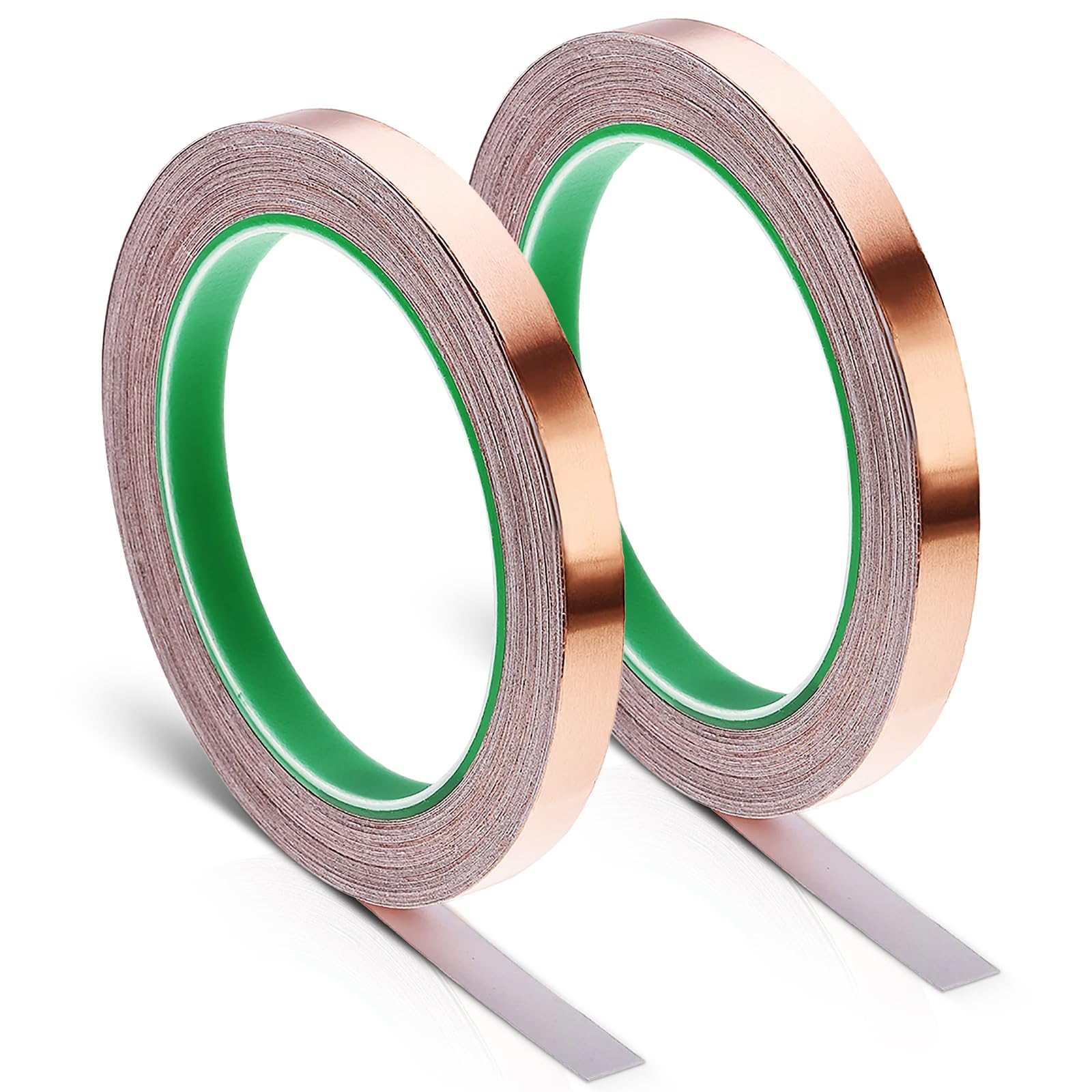 Conductive Adhesive Copper Tape, 2 Pcs Conductive Copper Foil Tape ...
