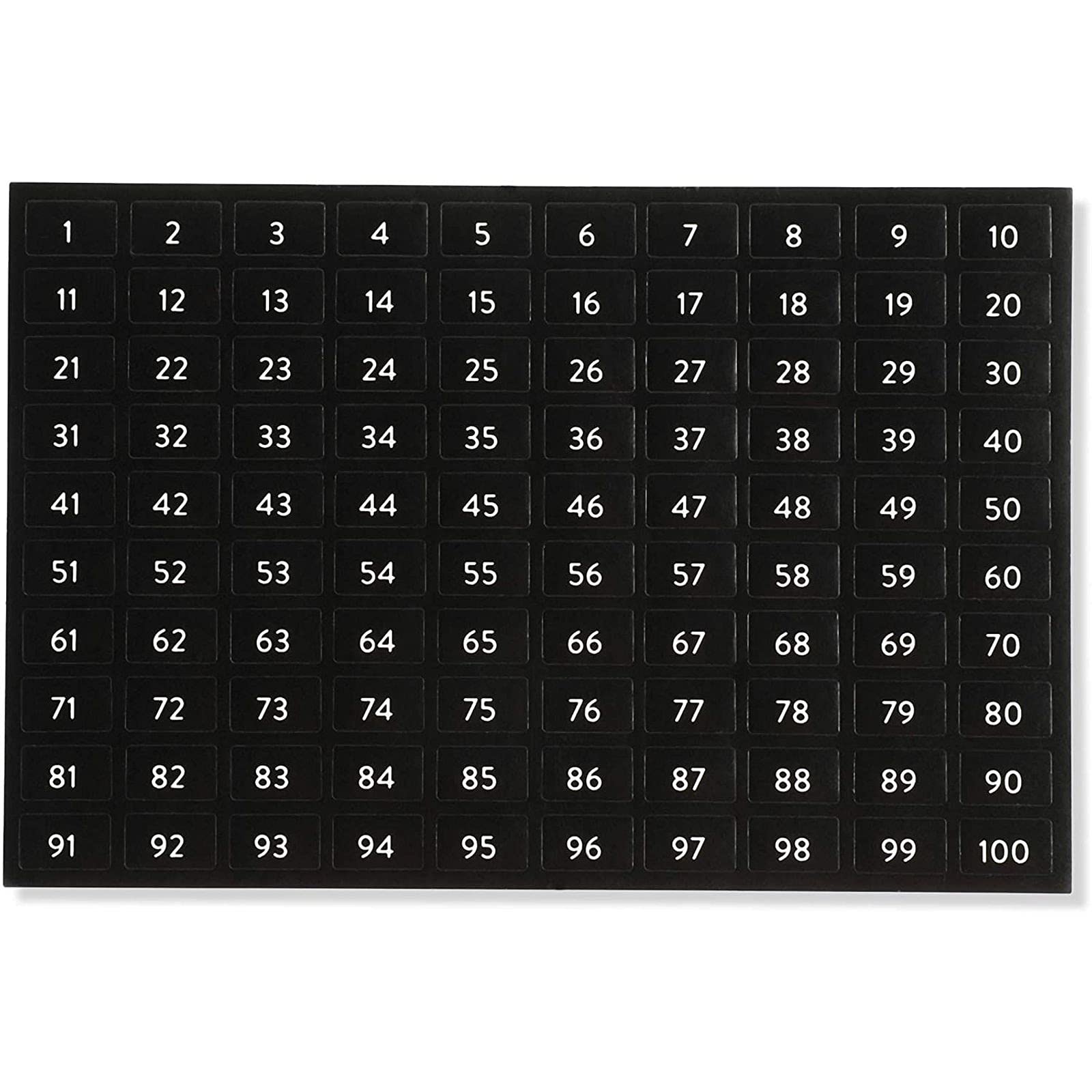 Snapklik.com : Stockroom Plus Rectangular Number Stickers - Tiny Label ...