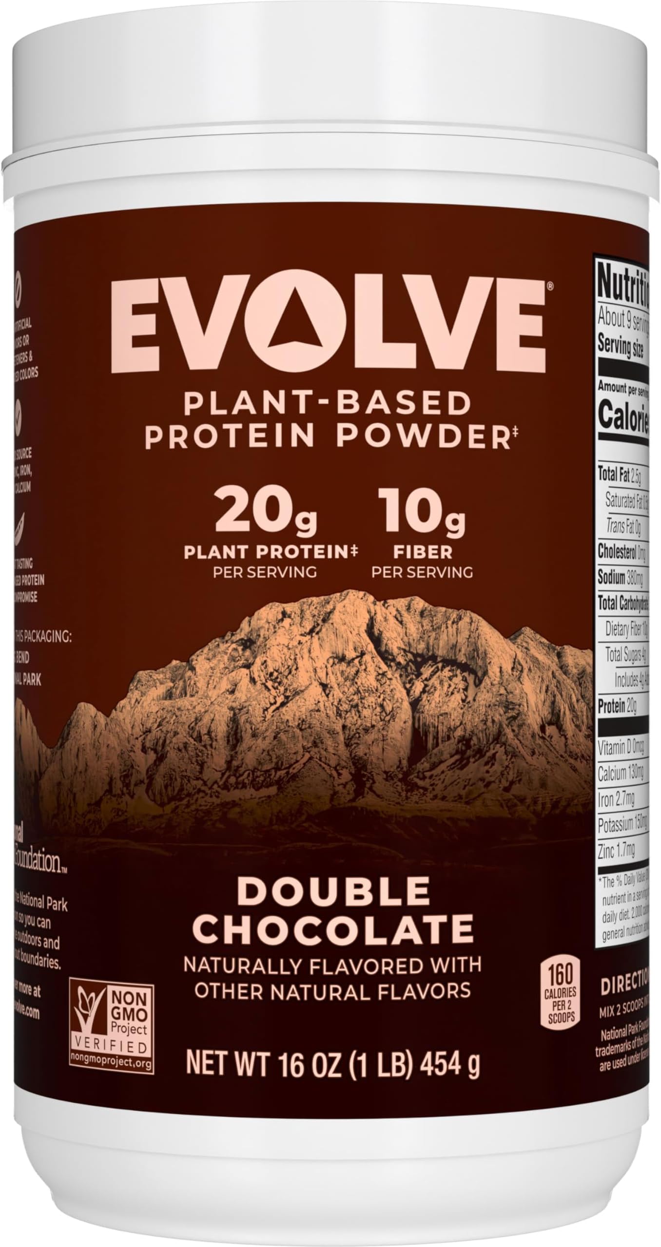 Amazon.com: Evolve Protein Powder, Classic Chocolate, 20g Protein,10g ...