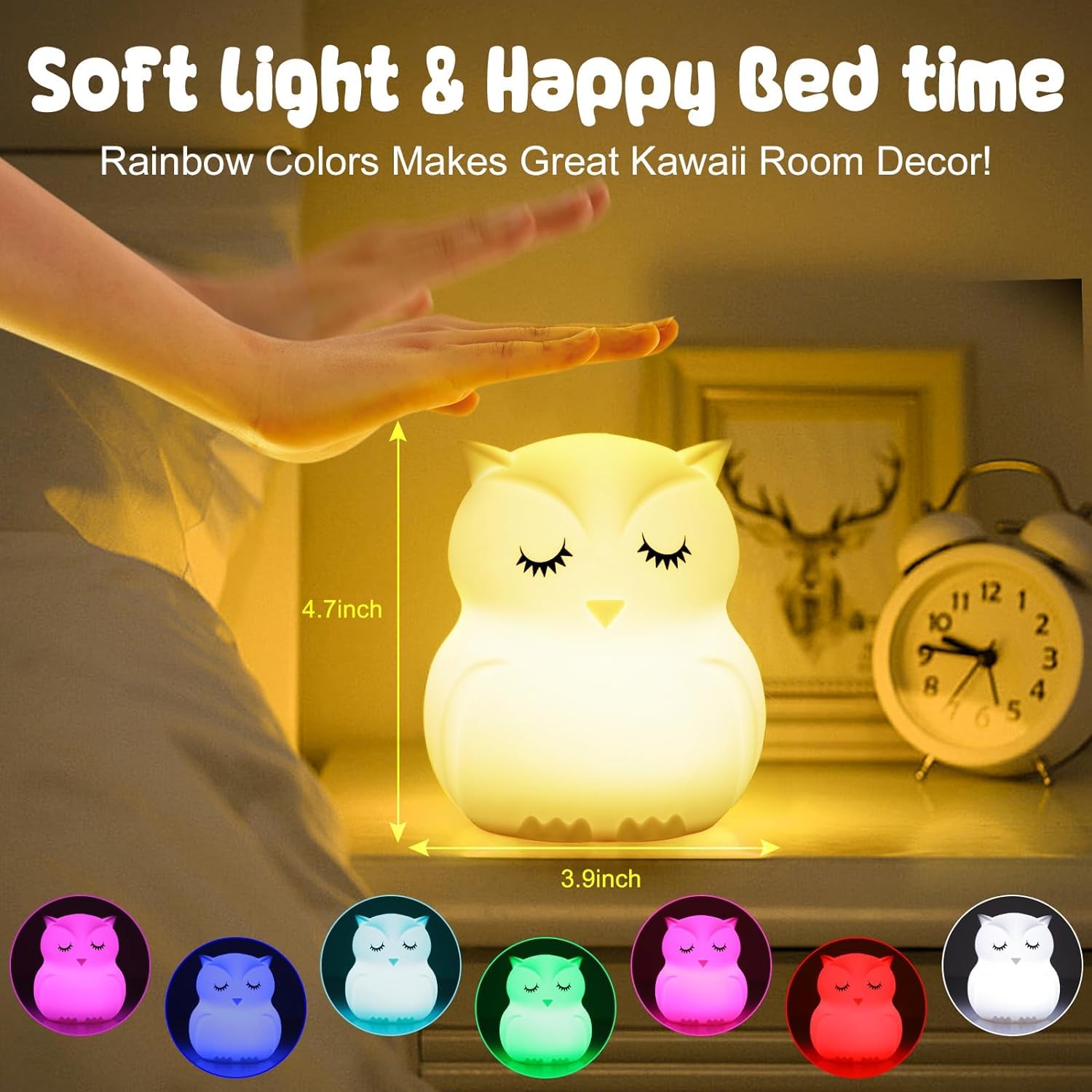 Night Owl Led Reading Light Amazon.com: Cute Owl Night Light For