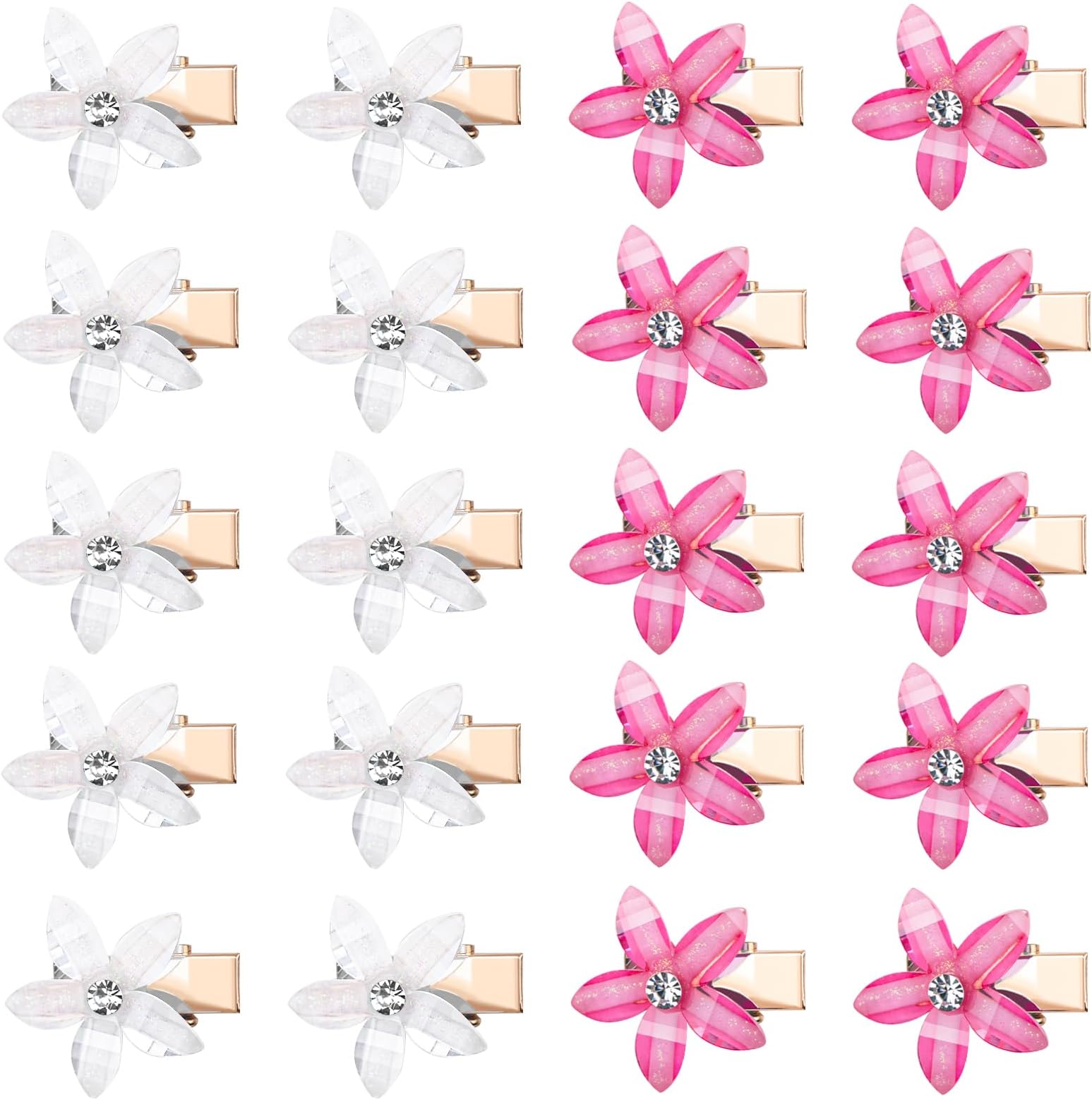 Amazon.com : ELANE Hair Clips for Women and Girls - 24 Pcs Floral ...