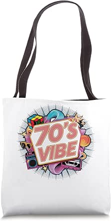 Amazon.com: Retro Vintage 70's Vibe Tote Bag : Clothing, Shoes & Jewelry