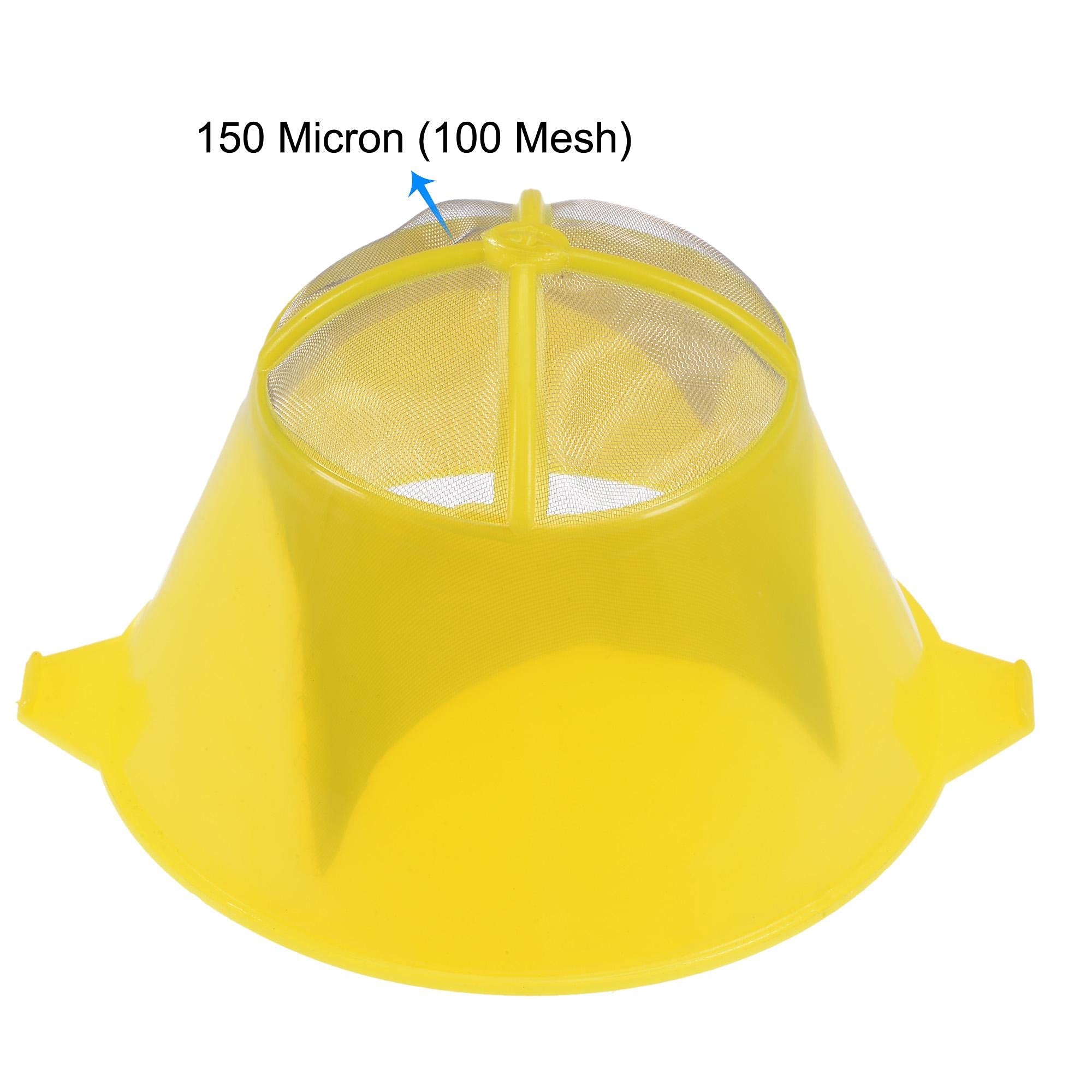 150 Micron Screen Uxcell Cone Paint Screen Funnel Metal Mesh Dark Green ...