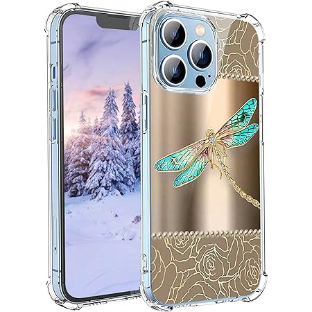 Amazon.com: CASEZILY Personalized Dragonfly Phone Case Custom Name ...