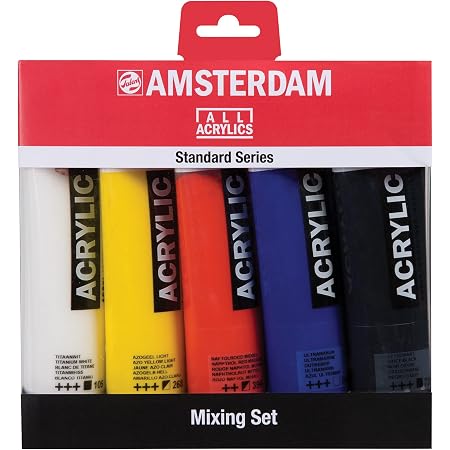 Amazon.com: Amsterdam Standard Series acrylics primary set 5x 120 ml