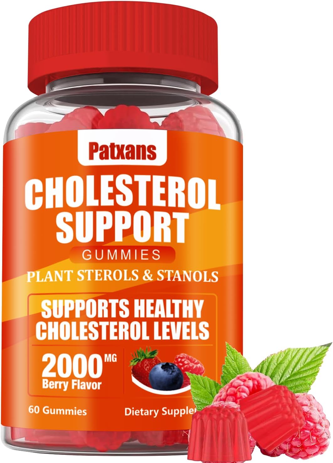 Amazon.com: Patxans 1 Pack Cholesterol Support Gummies, Containing ...